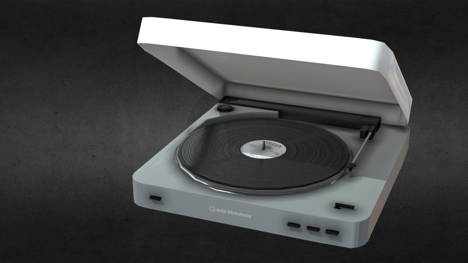 Modern Record Player - Download Free 3D model by Jacob Smith ...