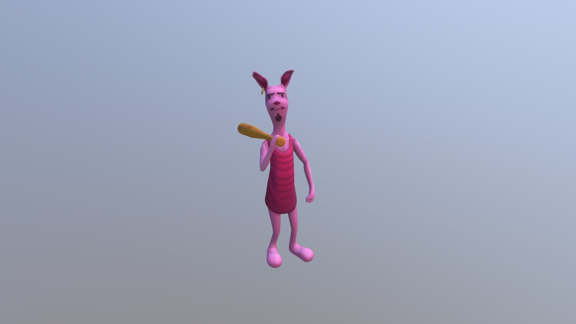 Gangster Pigglet - 3D model by Romulogan [efb1d4e] - Sketchfab