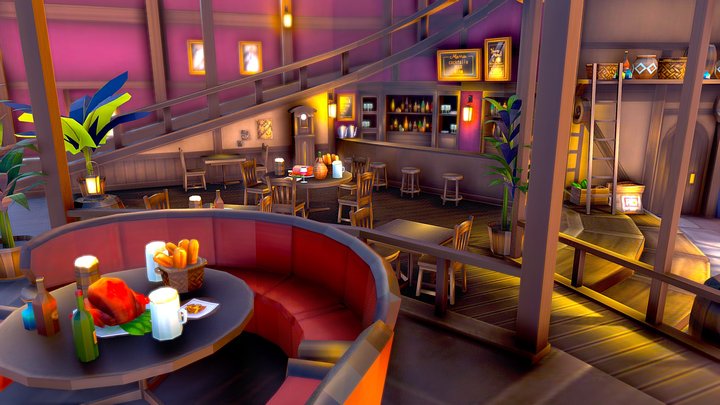Bar 3D models - Sketchfab