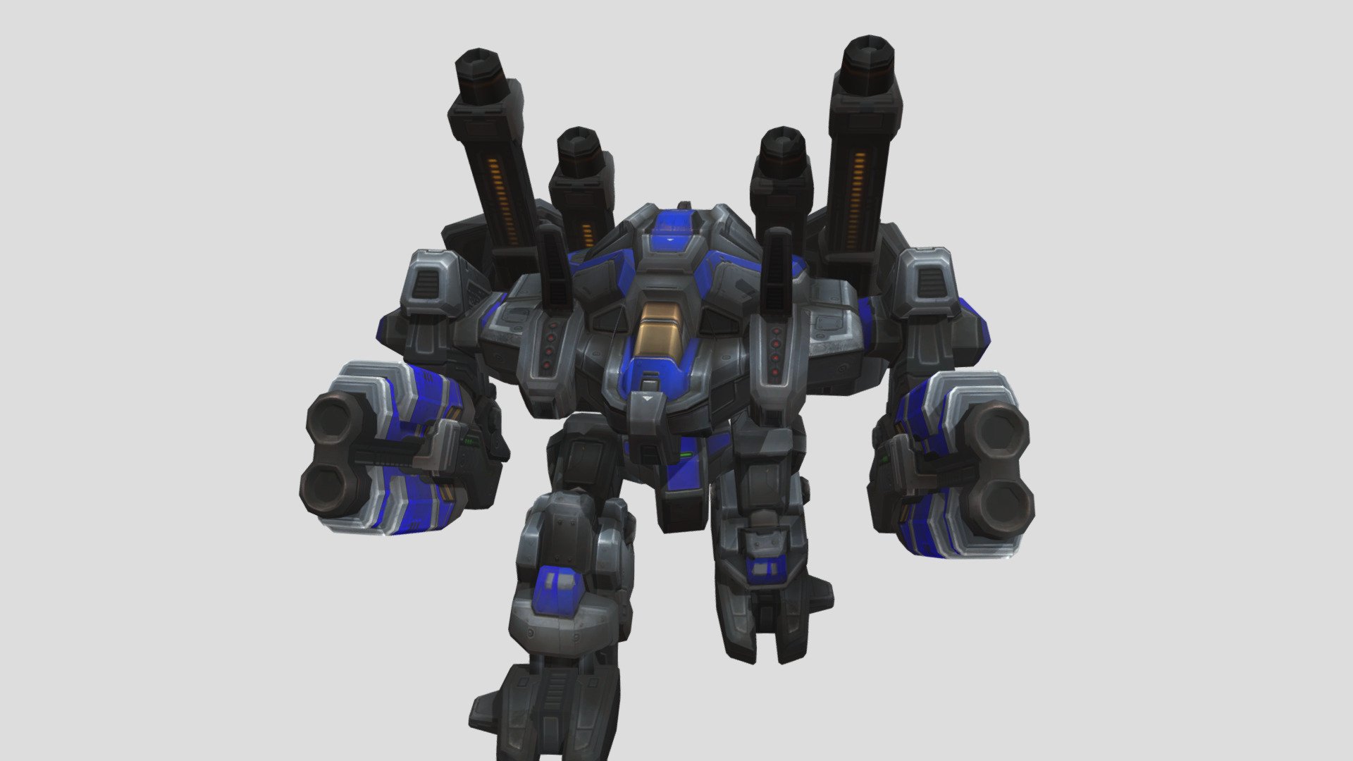 Thor - Starcraft 2 - Download Free 3D model by Catholomew [efb297d ...