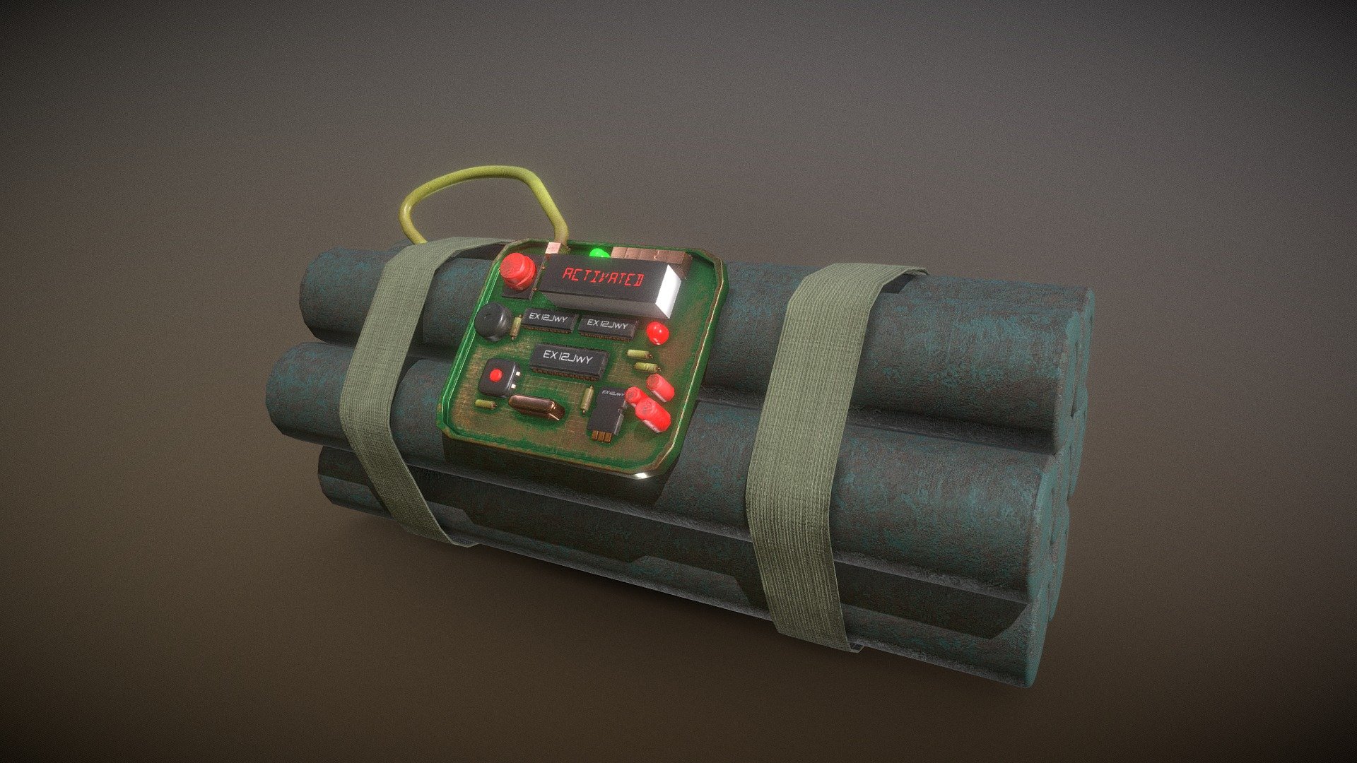 Time Bomb - Download Free 3D model by MysticArts (@VishnuRajan ...