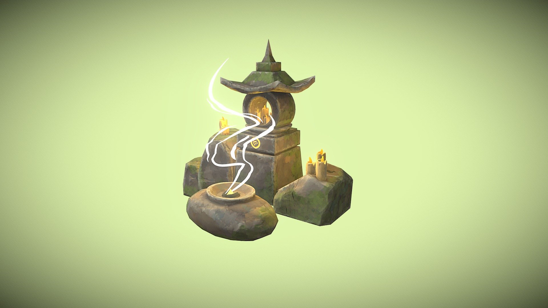 Stylized Candle - Download Free 3D model by canakdemir [efb2fe0 ...