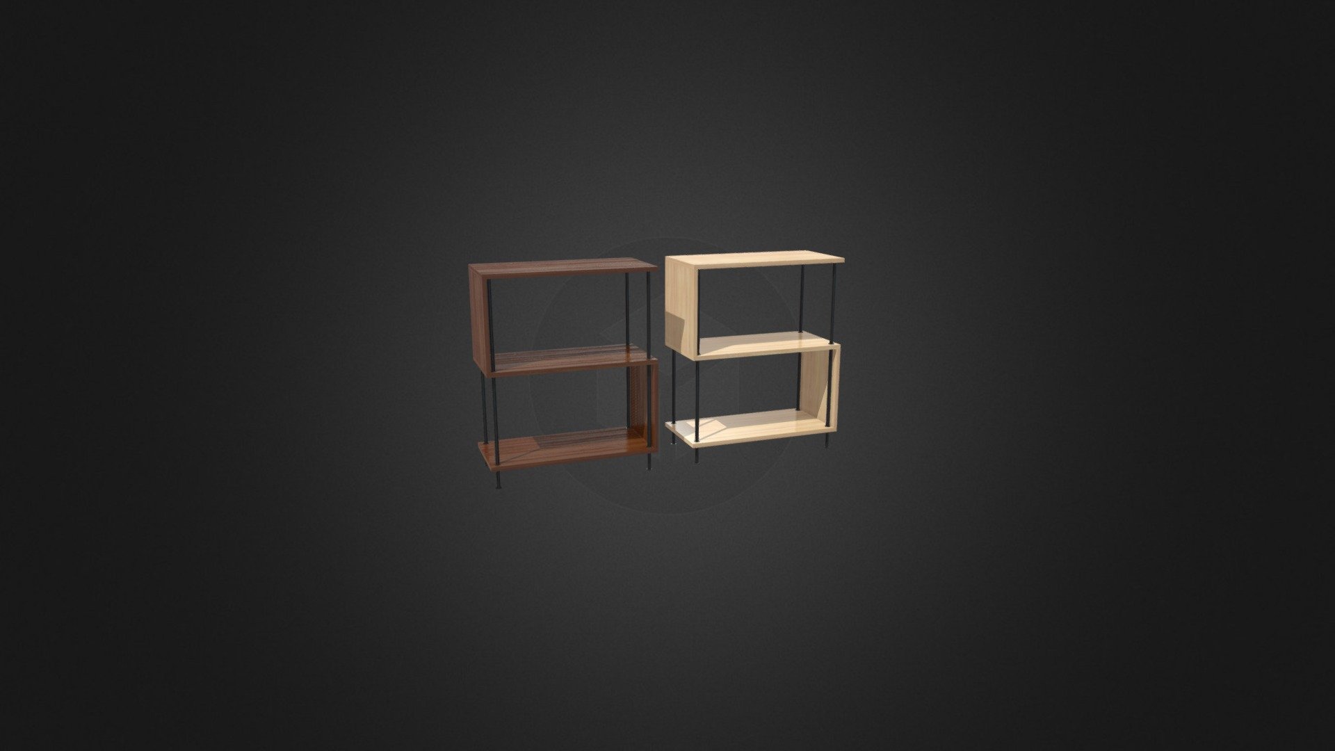 EZBO 툴프리 선반 3단 - 3D model by kovishop [efb5a2f] - Sketchfab