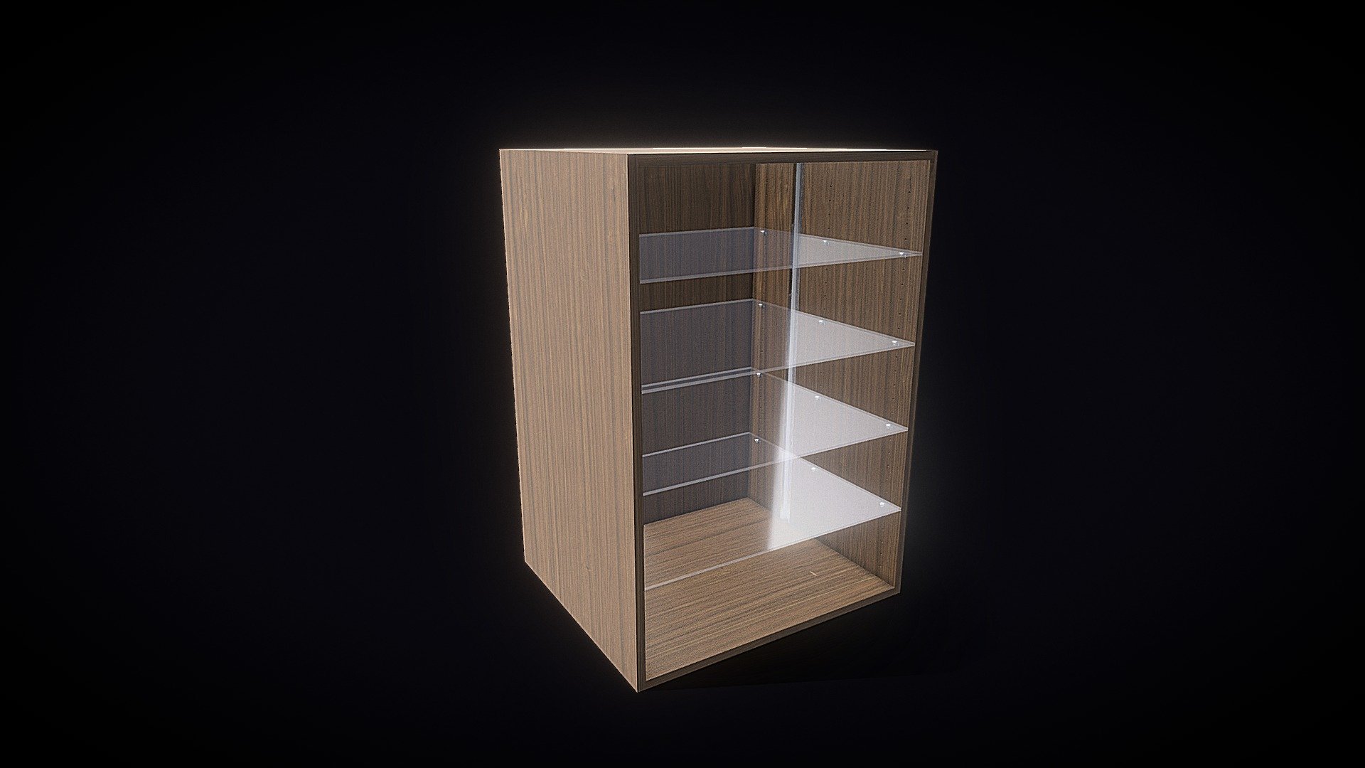 vitrinekast type1 1hoog - 3D model by jtn [efb6505] - Sketchfab