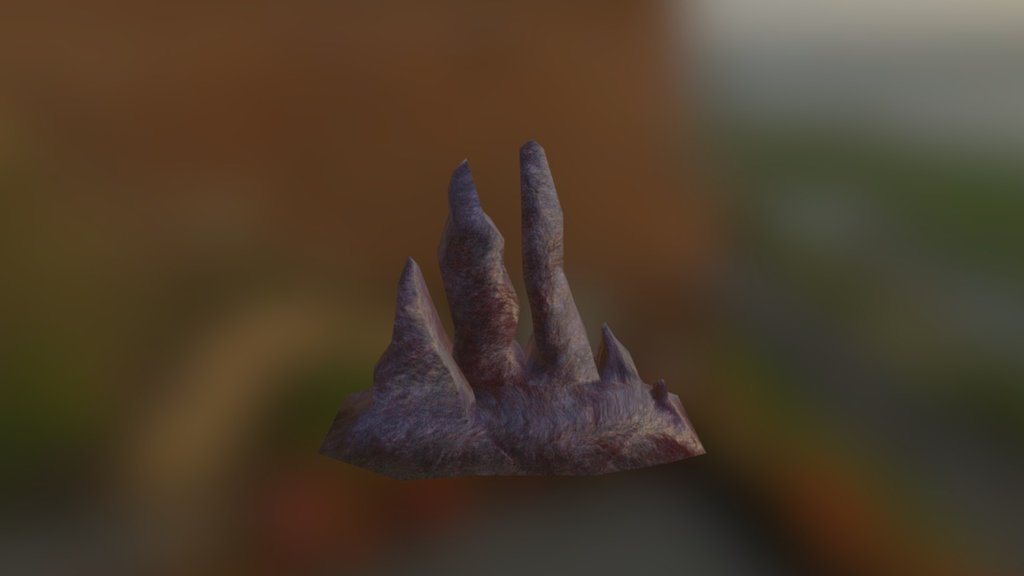 Stalagmite - 3D model by Knightedx [efb6d28] - Sketchfab
