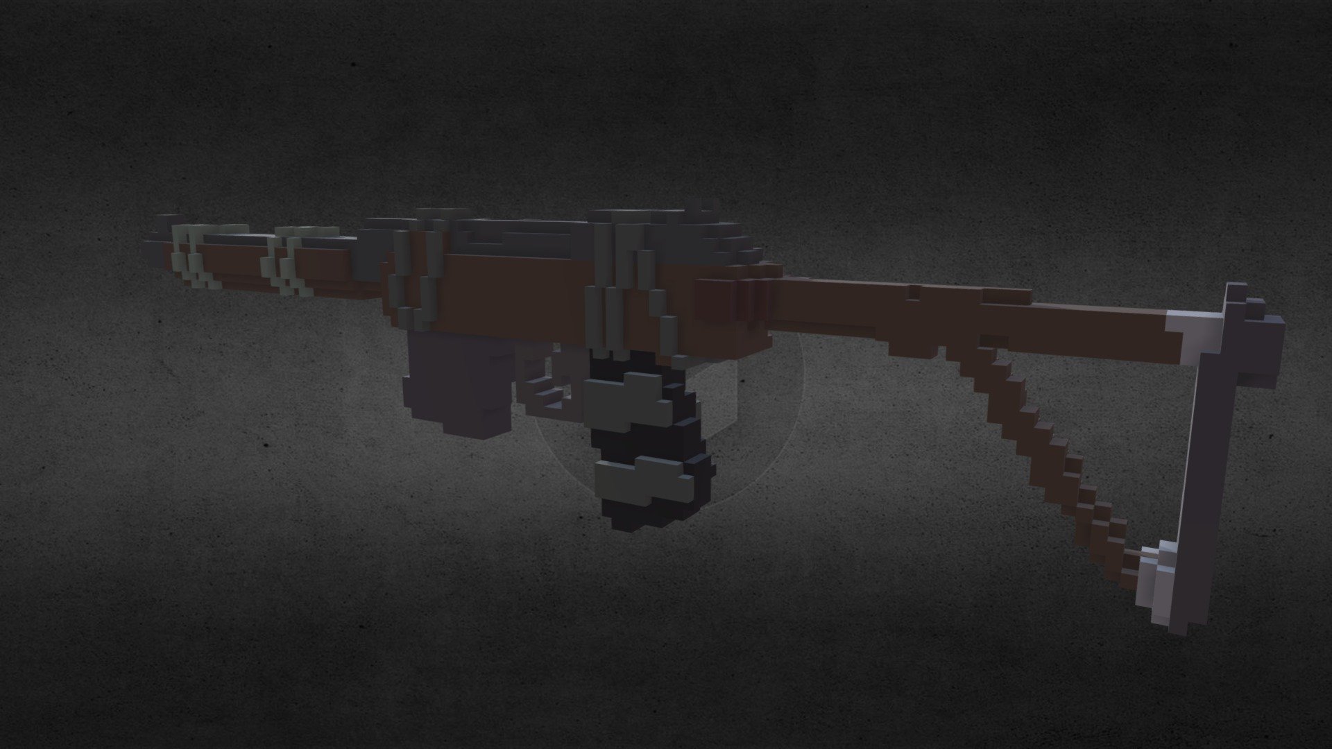 Rust Semi-Auto Rifle (128V) - 3D model by Retronix [efb8eaf] - Sketchfab