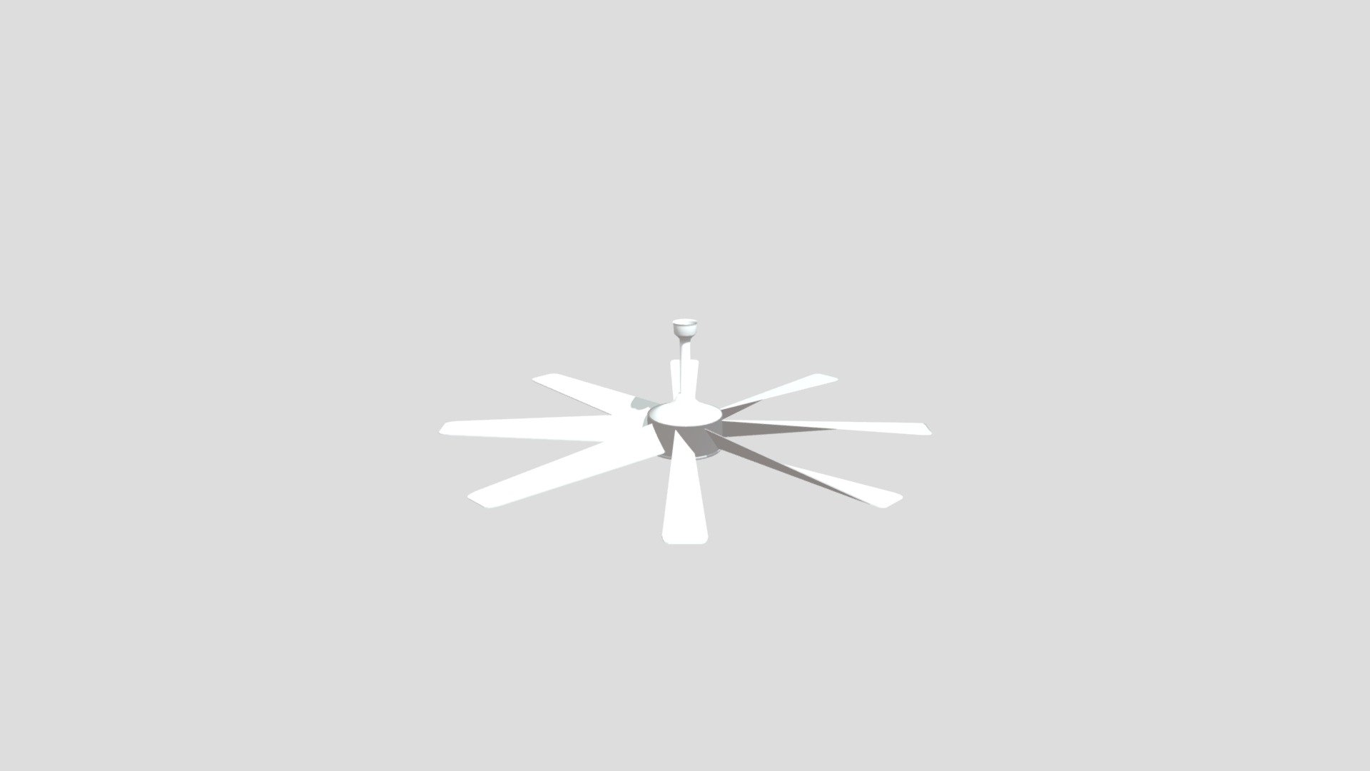 8 Blades Ceiling Fan - Download Free 3D model by Zaeid.Sikder.Tomal ...