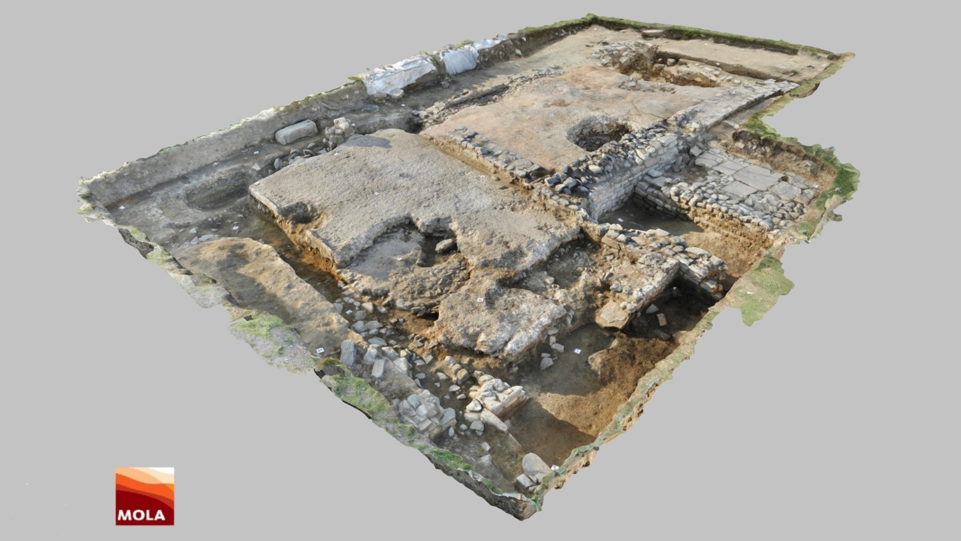 Iturissa Roman town, Auritz/Burguete (2018) - 3D model by MOLA ...
