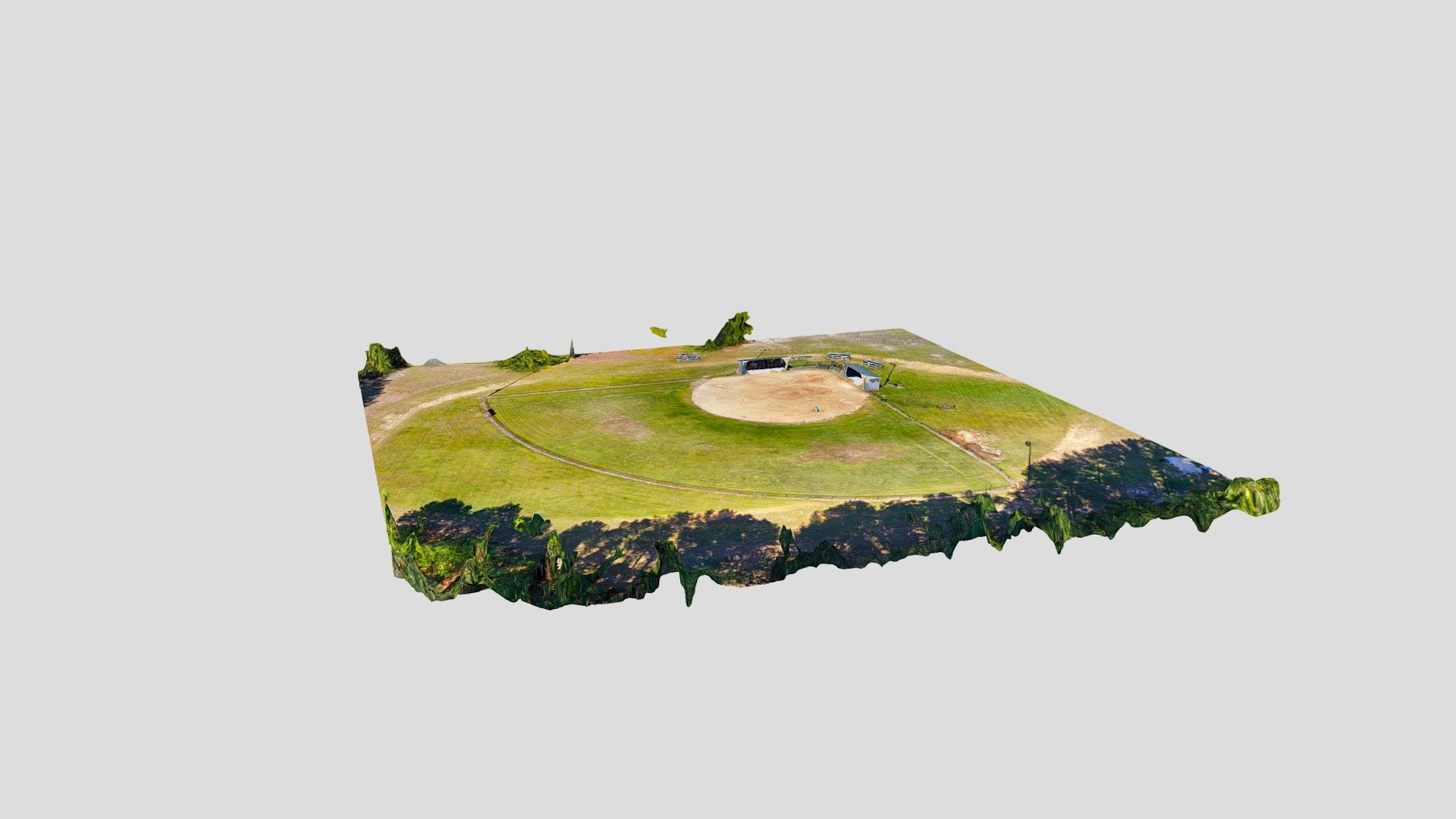 Hope Mills Middle School - Ball Field - 3D model by Nine Ten Drones ...
