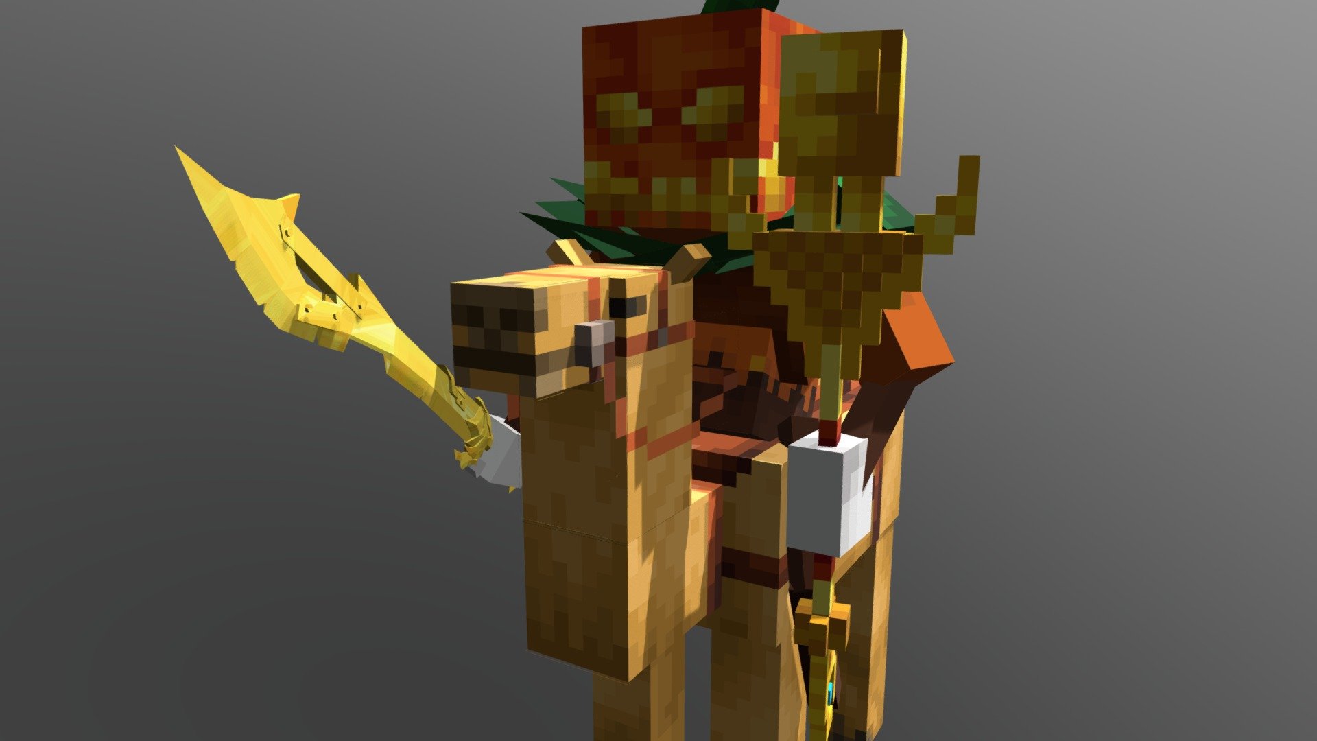 Scare Crow on a Camel - 3D model by 𝕸𝖆𝖉 & 𝕷𝖆𝖋𝖆𝖑𝖍's Workshop (@madman982 ...