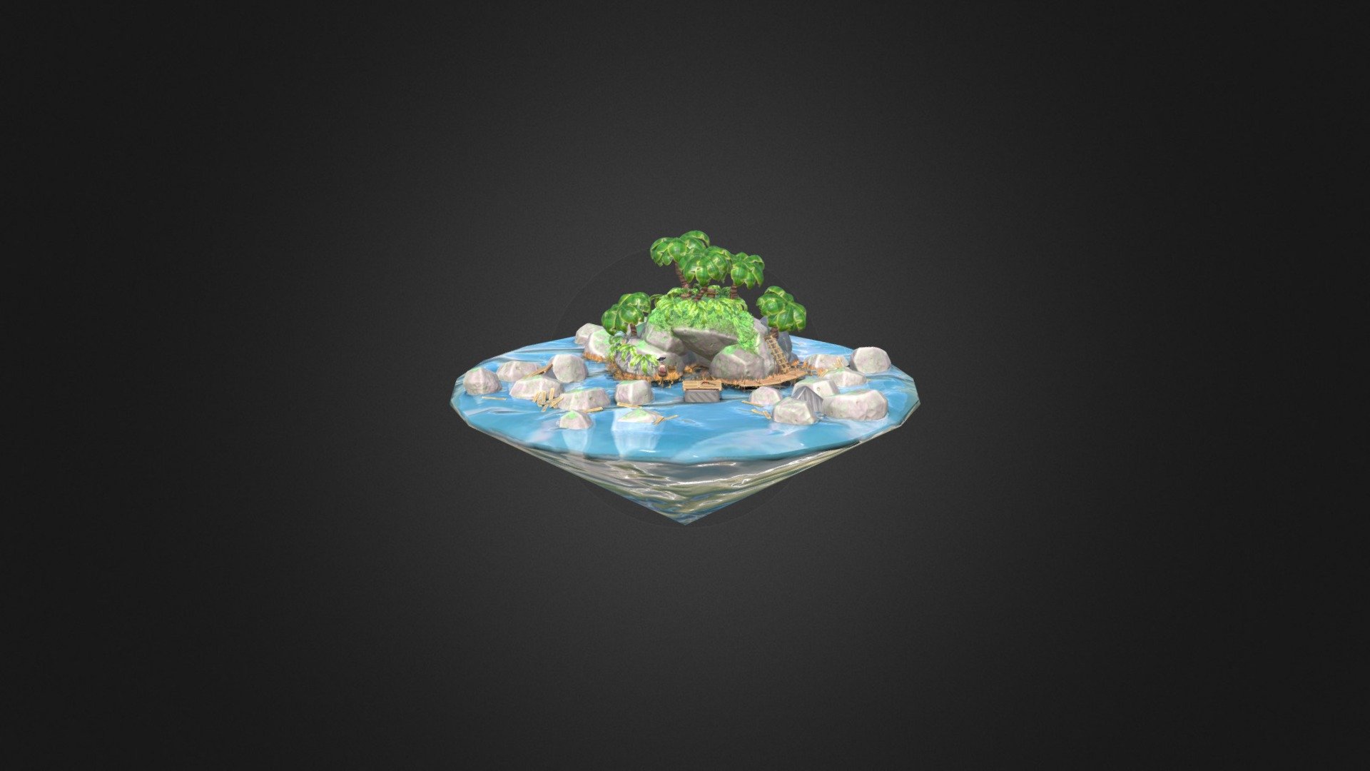 Tropical Island - Download Free 3D model by elena.seroka [efbc6ac ...