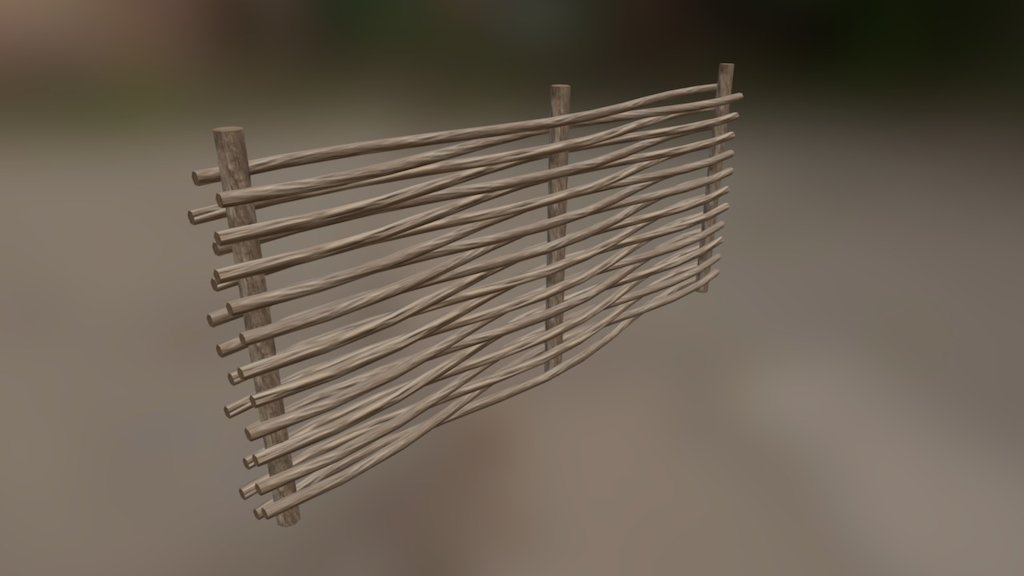 Wood Weave Wall - 3D model by thomasw0406 [efbf077] - Sketchfab