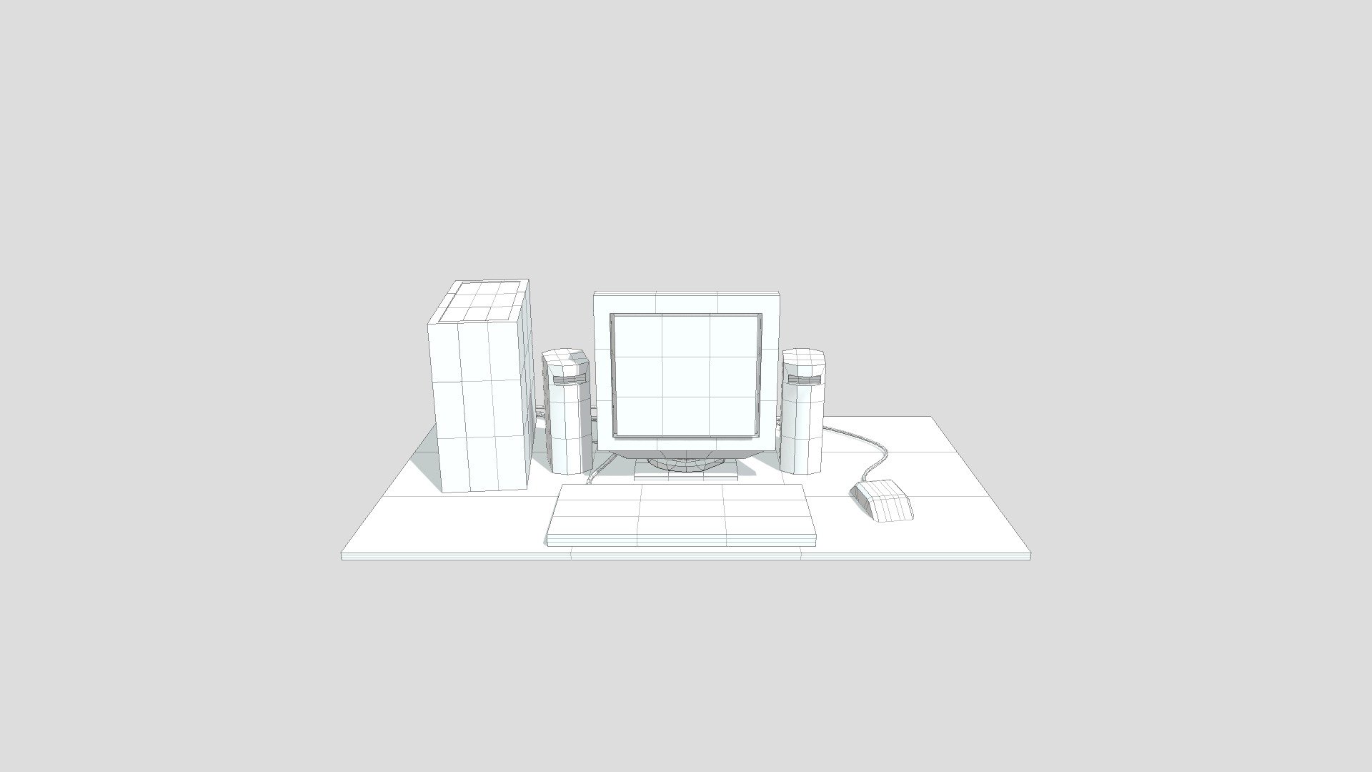 old pc - 3D model by irlink [efbfdae] - Sketchfab
