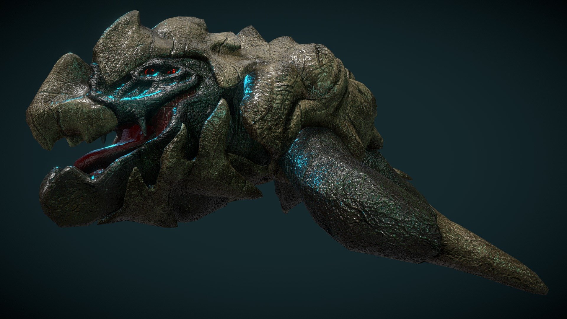 Deep Sea Monster - 3D model by Baggy [efc2525] - Sketchfab