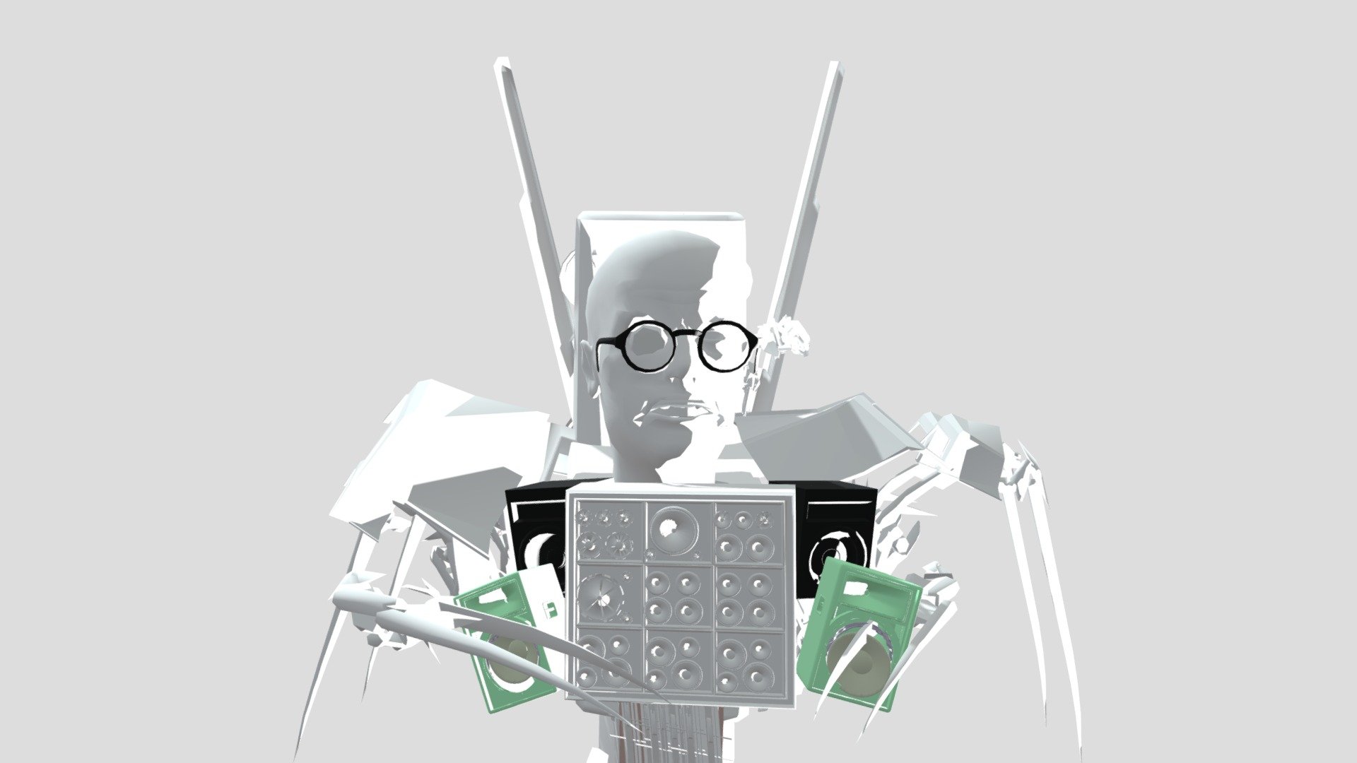 Actual scientist skibidi toilet - Download Free 3D model by ASP ...