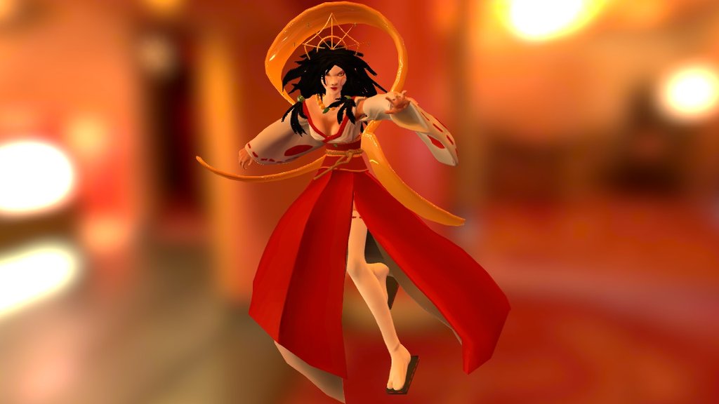 Amaterasu - 3D model by CatrionaShaw [efc3435] - Sketchfab