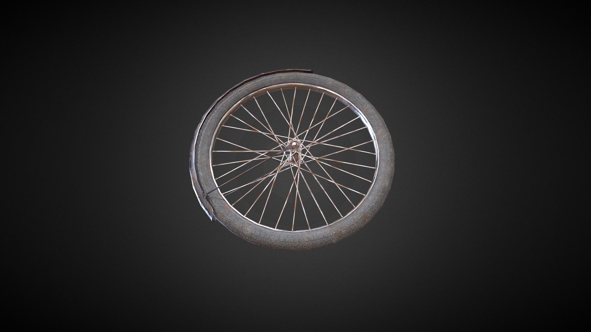 Bicycle wheel - 3D model by Lena Matałowska (@Lenuxo) [efc45eb] - Sketchfab
