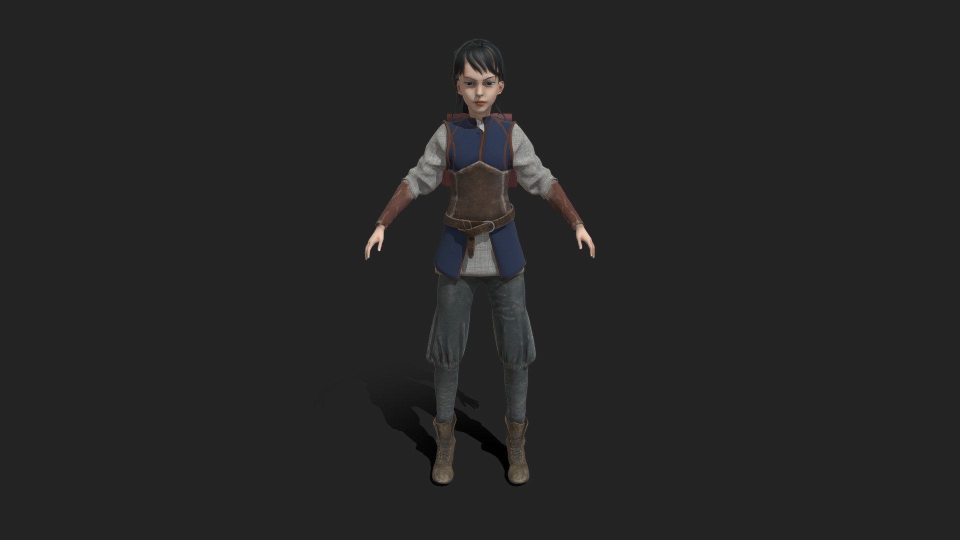SelestinaGameCharacter - 3D model by SergeyLubivui (@sergei_8888 ...