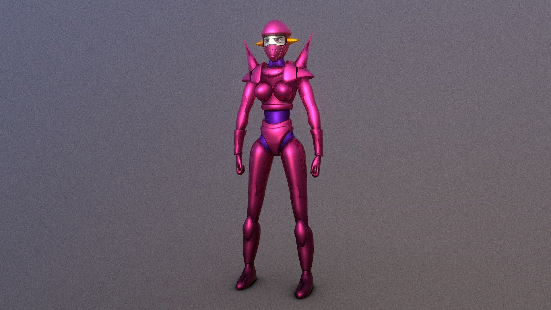 Robolady (Yugioh) - Buy Royalty Free 3D model by Yanez Designs (@Yanez ...