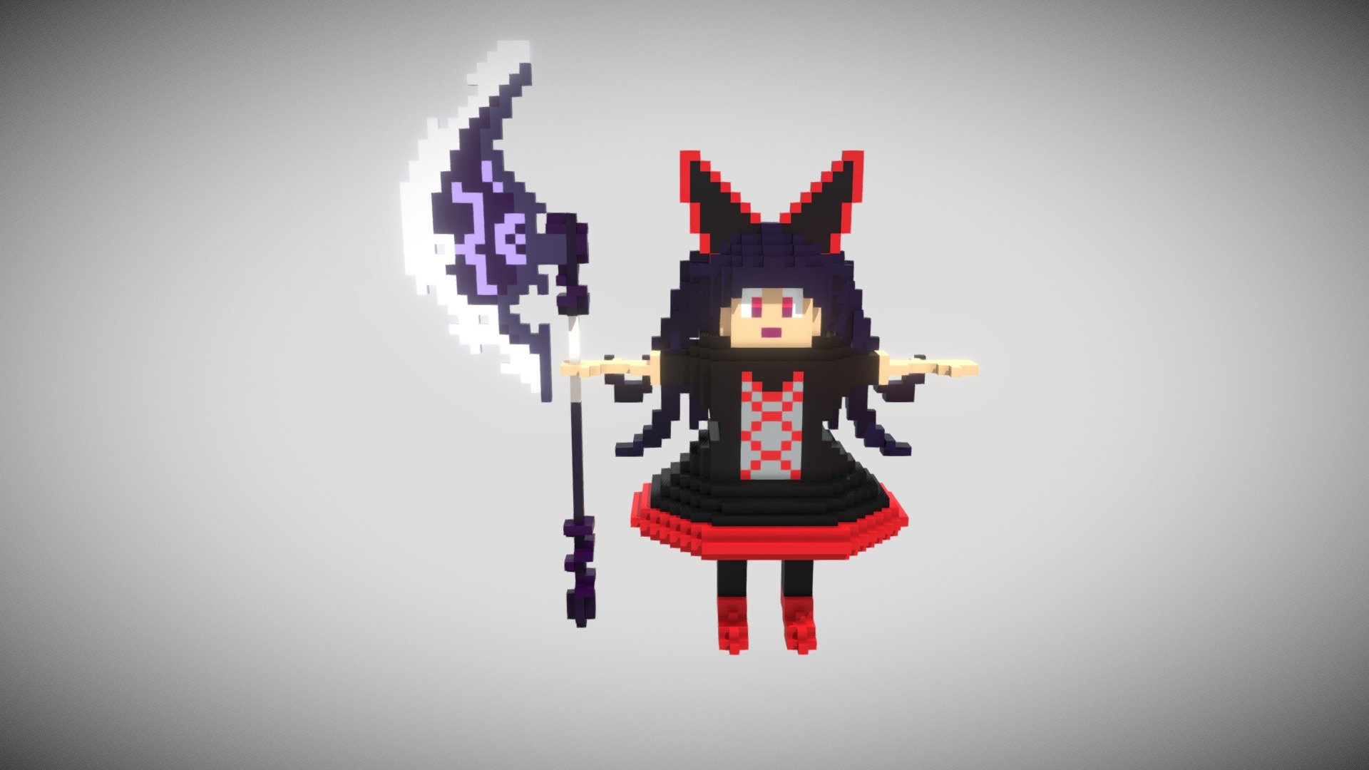 RoryMercury Voxel - [Low Voxel usage] - Download Free 3D model by ...