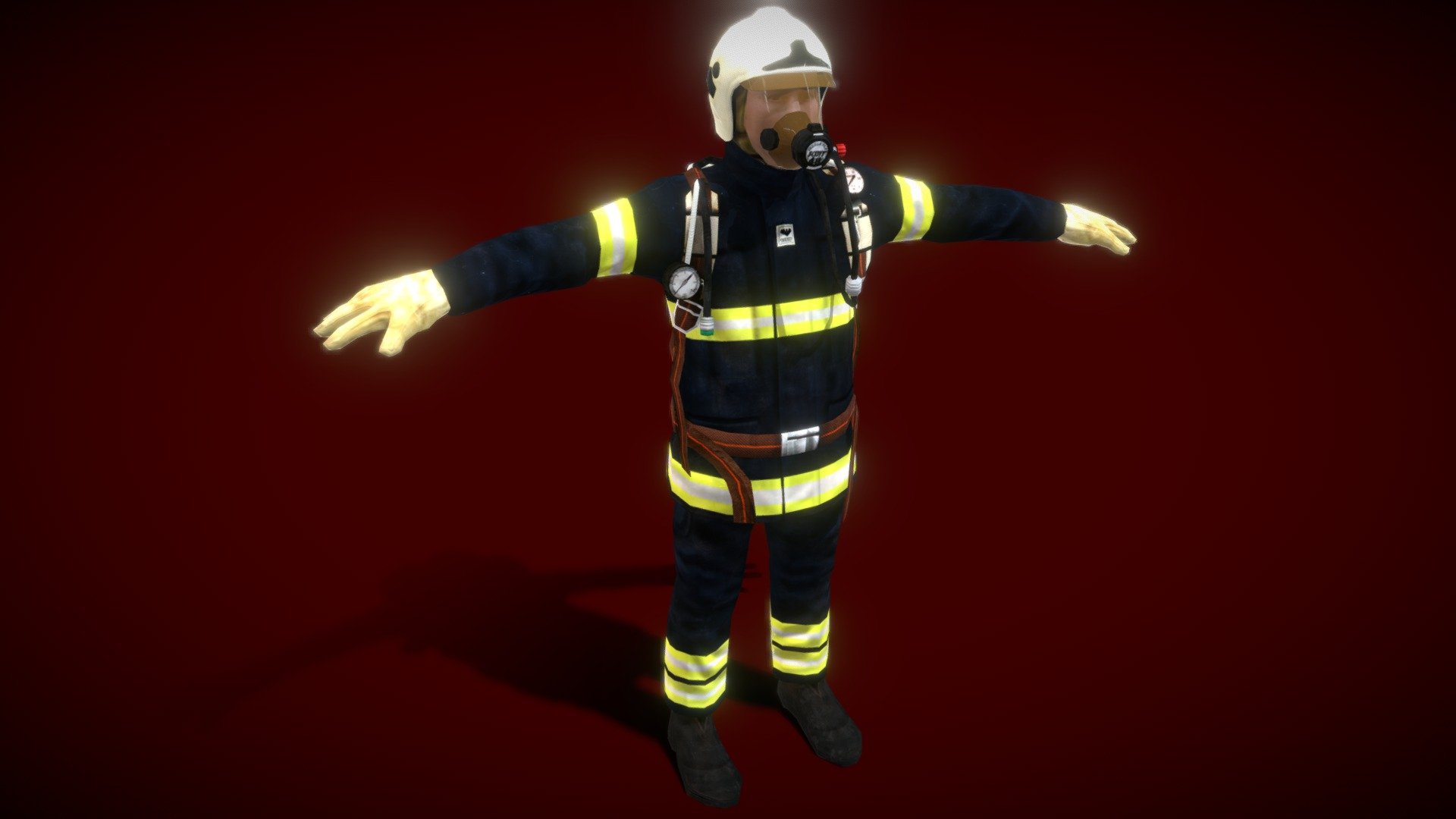 Fire Man V5 - Buy Royalty Free 3D model by V5 (@sakurav) [efc8463 ...