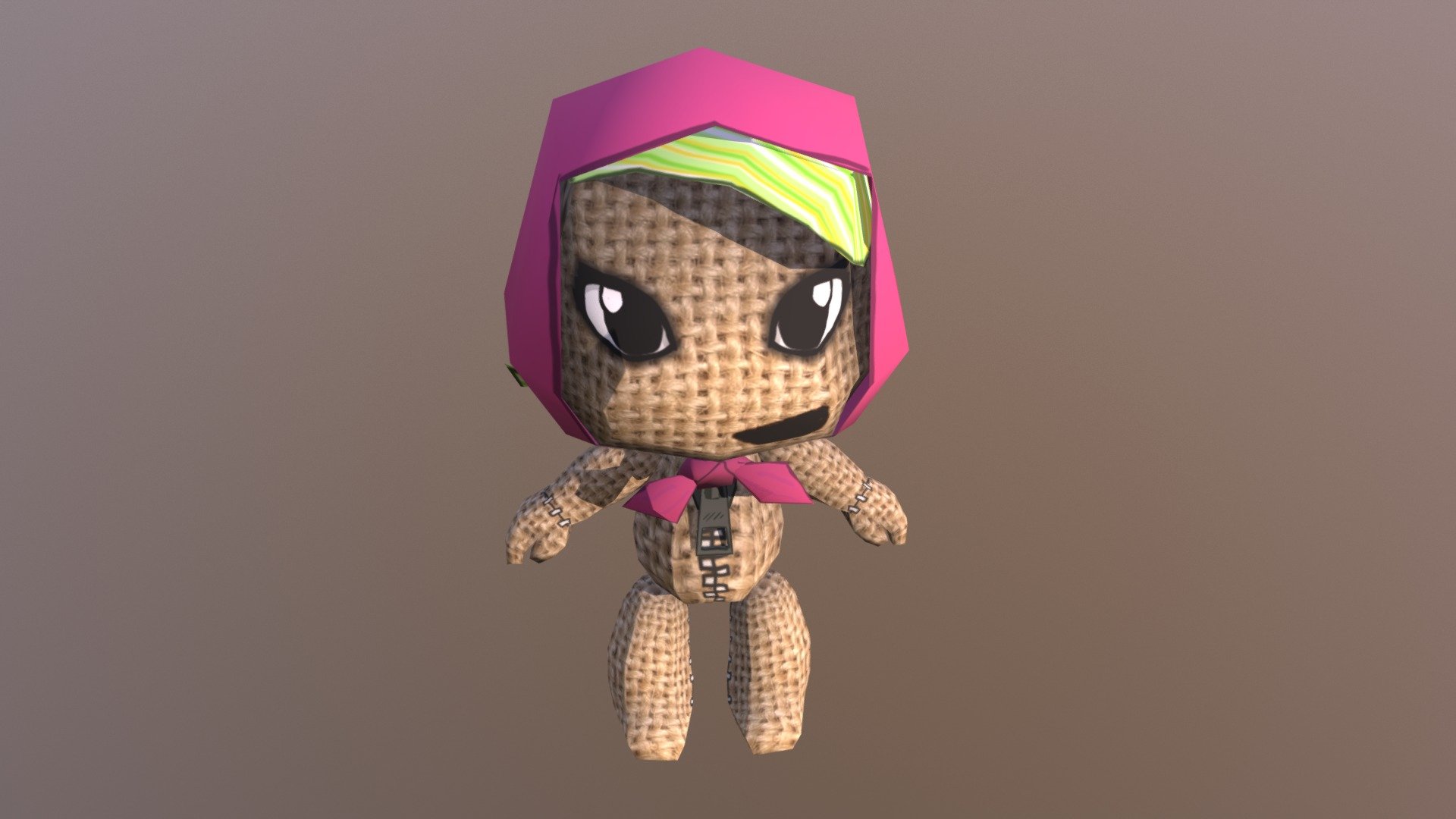 Sack Girl - 3D model by UrbanFoxGamer [efc9997] - Sketchfab