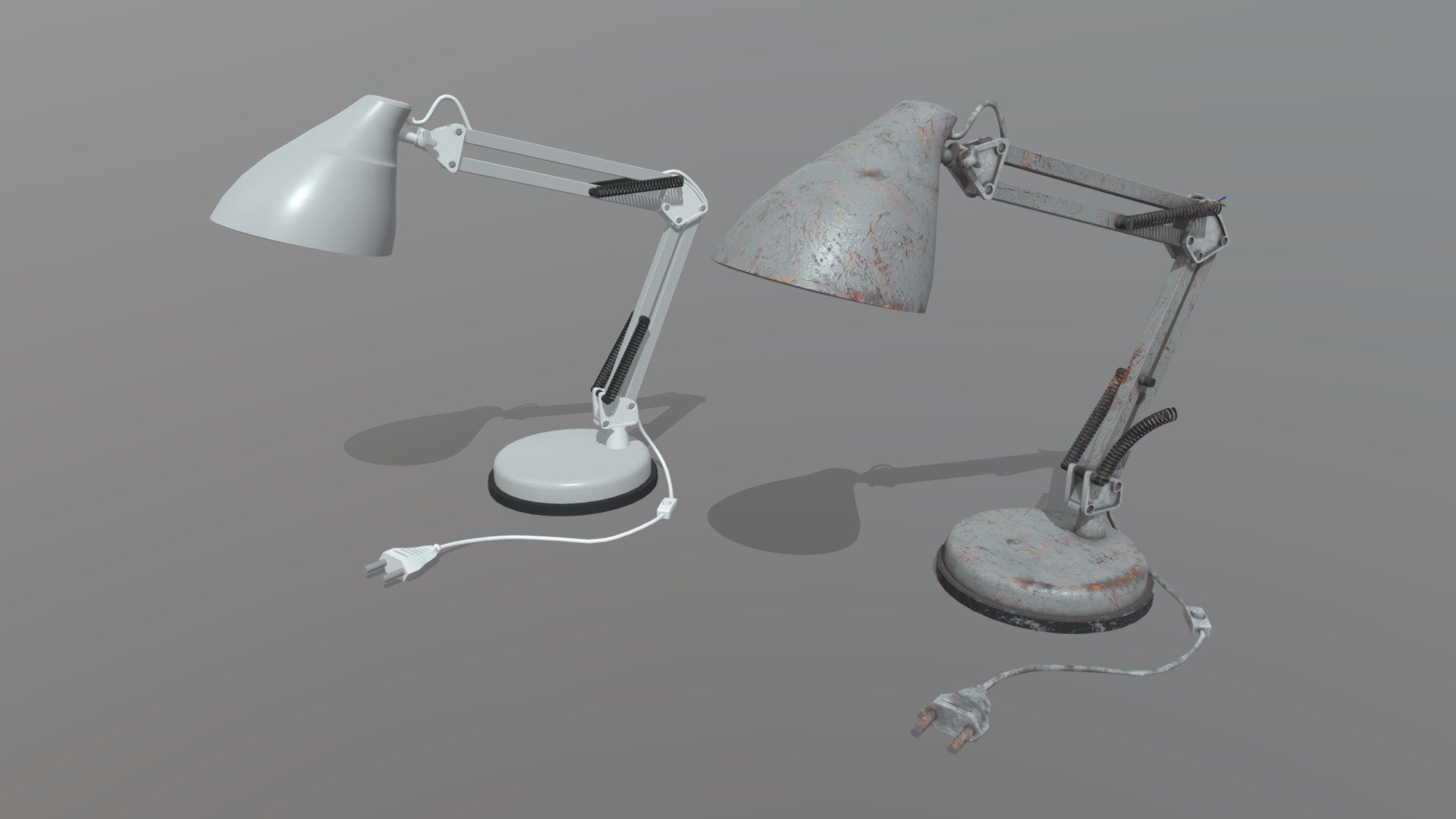 Desk lamp (new and old) - Download Free 3D model by Dr.Livsi (@Dr ...
