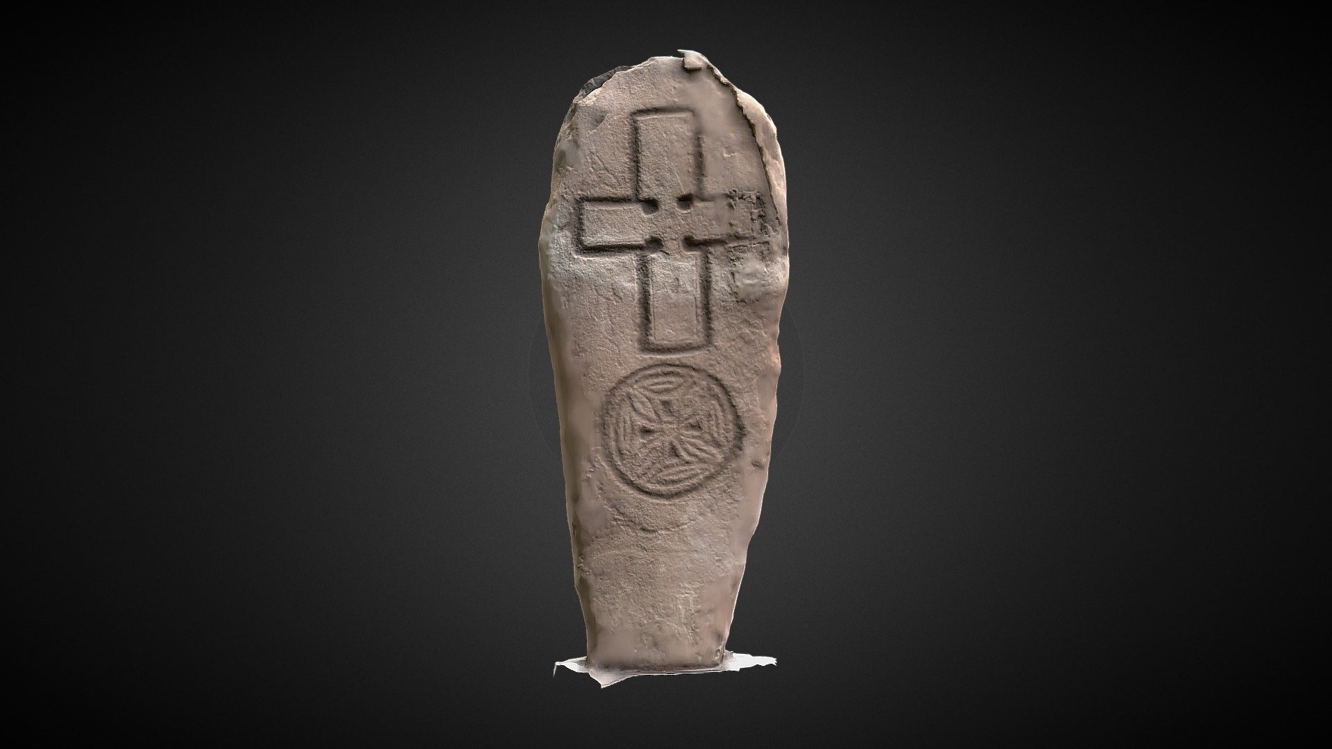 St Boniface Cross Slab, Papa Westray, Orkney - Download Free 3D model ...