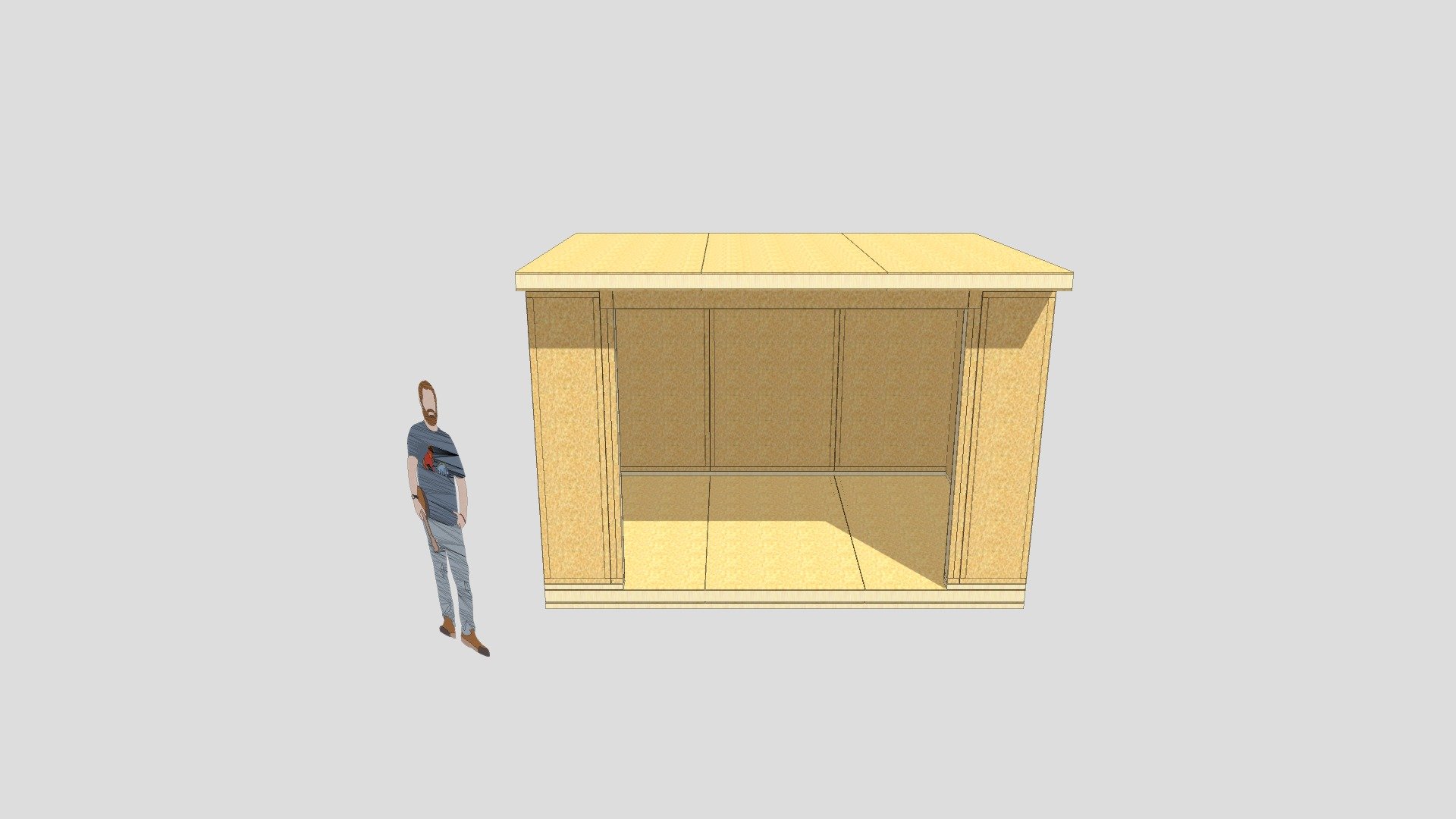 2.6m x 3.8m SIPs Garden Room - 3D model by timberdesign [efccb49 ...