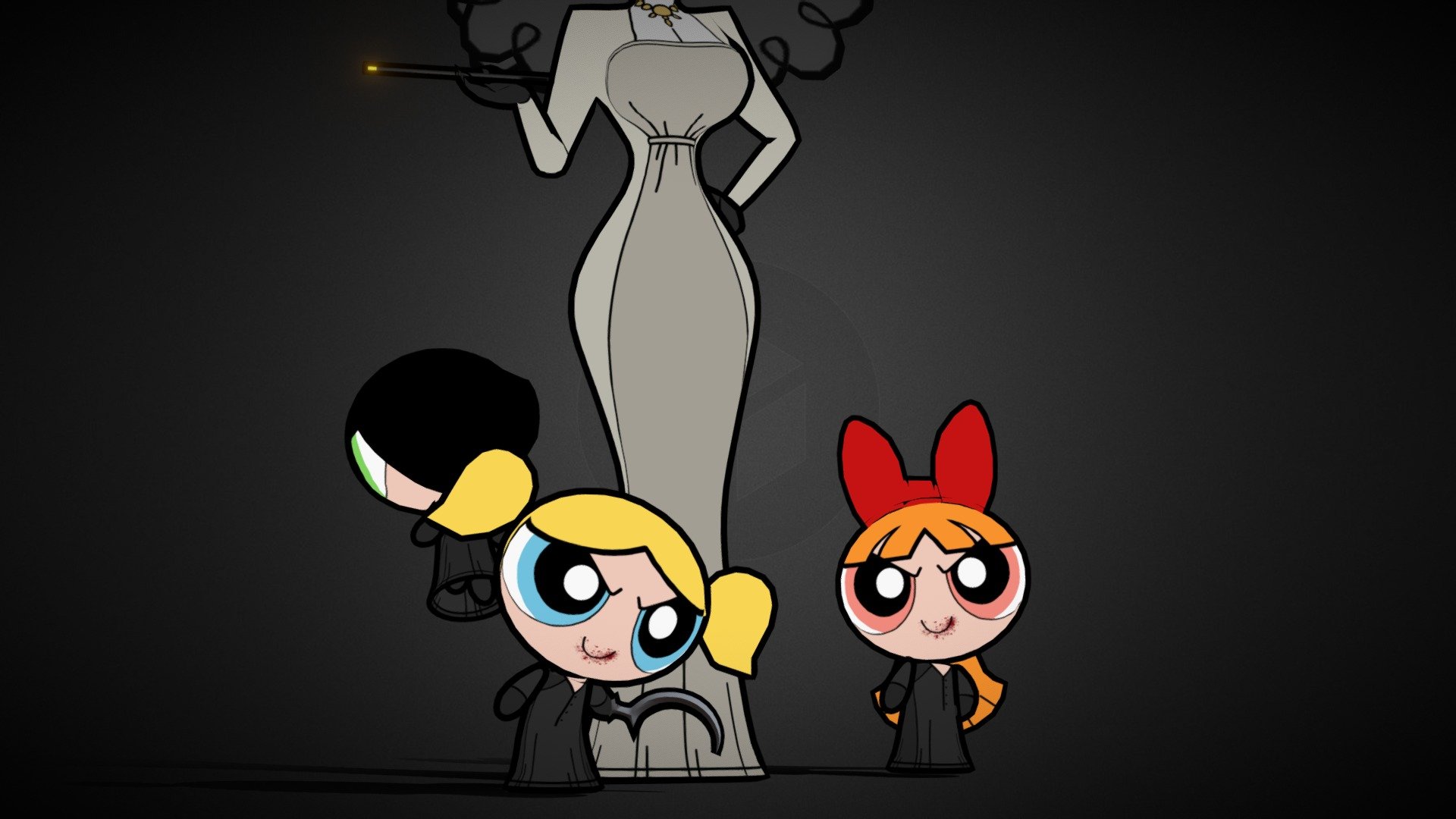 Resident Evil x Powerpuff Girls - 3D model by Niall (@vertexarcade ...
