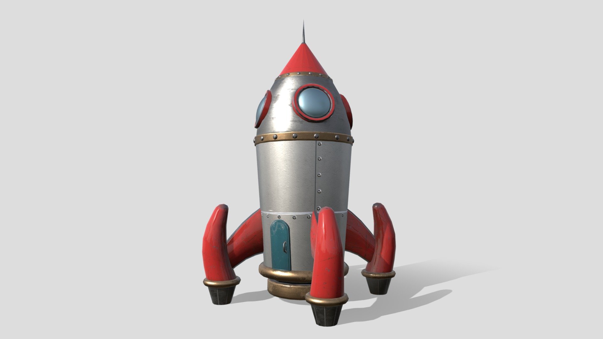 Rocket - 3D model by STB-TC [efcf89e] - Sketchfab