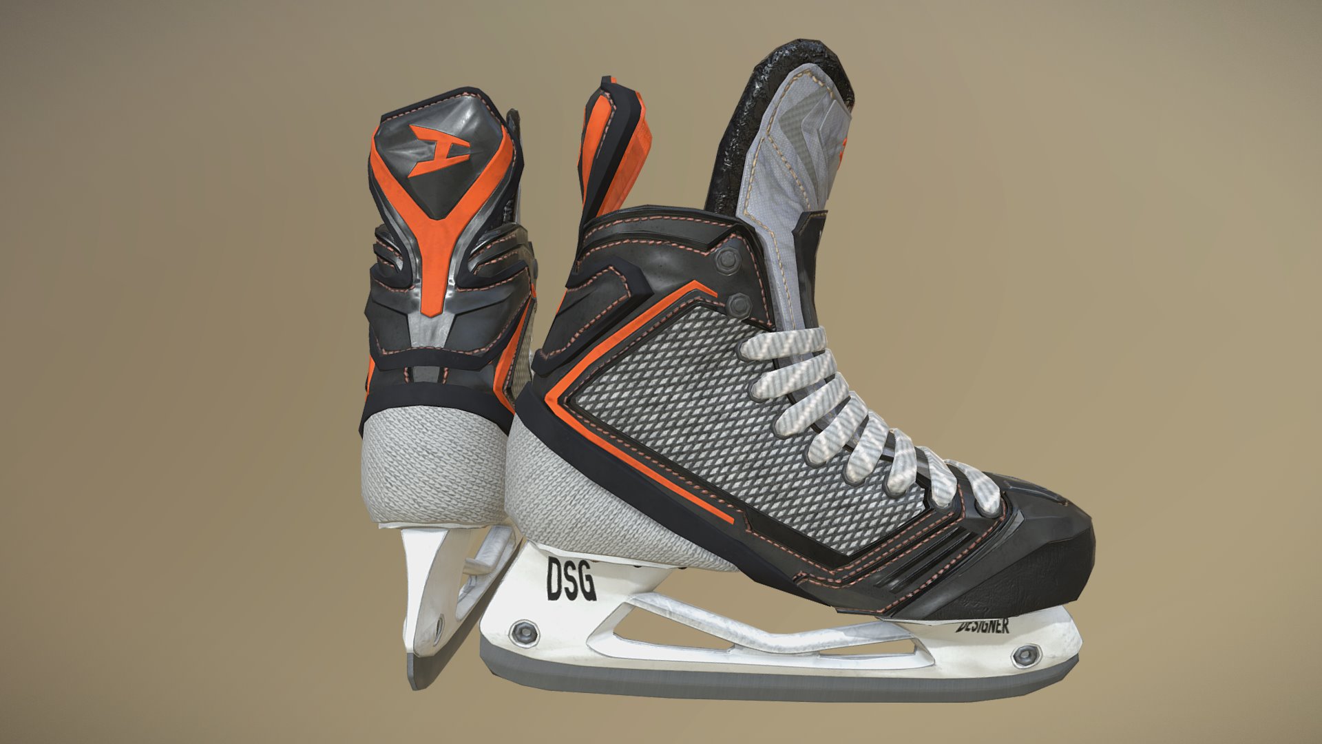 Ice Skate - 3D model by Lokomotto (@THEOJANG) [efd04e6] - Sketchfab