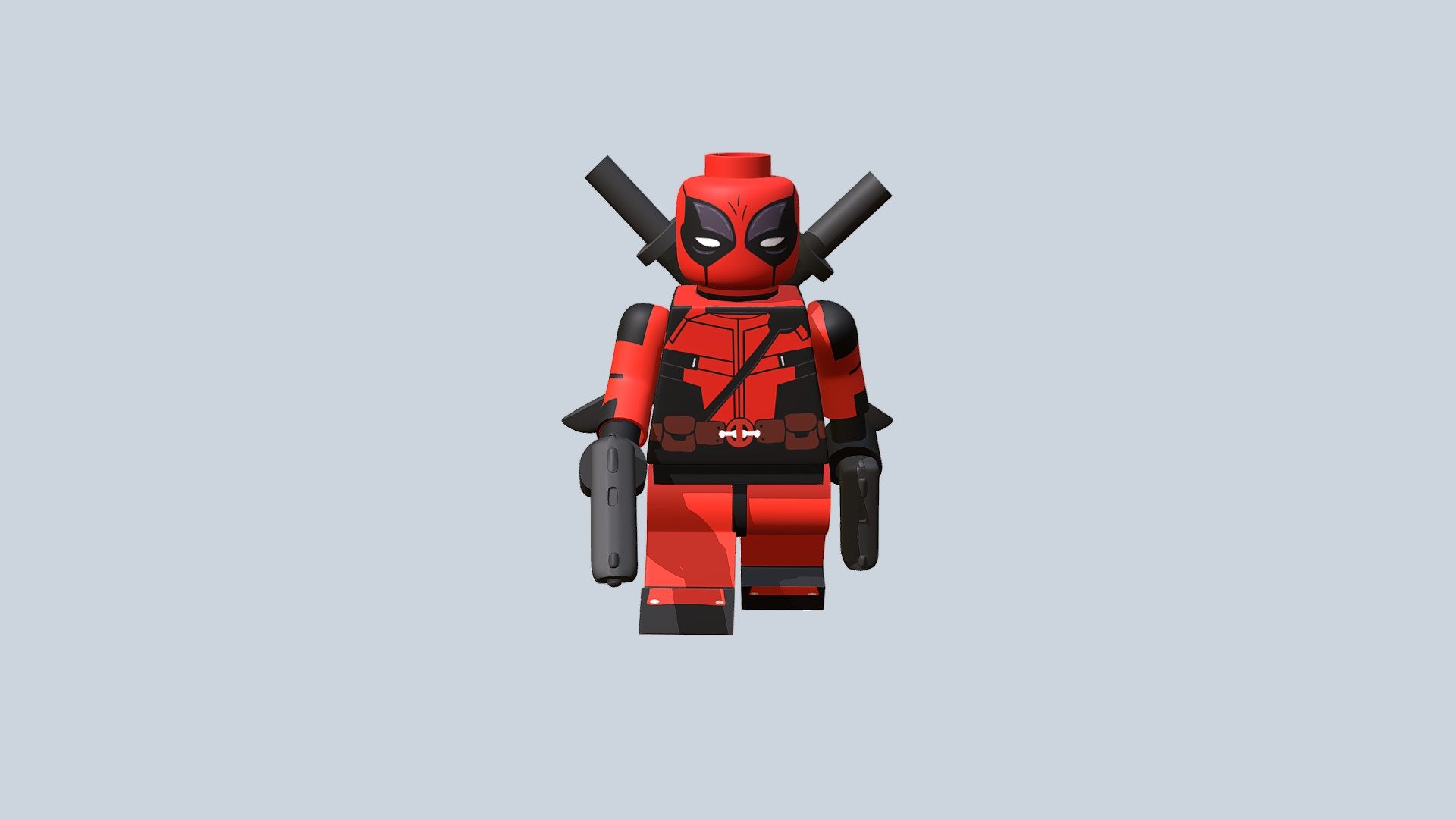Deadpool - Download Free 3D model by Infini (@Infini_7) [efd0fcf ...