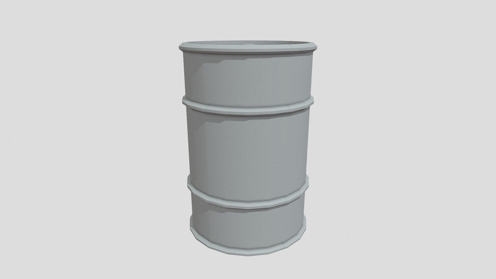 Metal Barrel - 3D model by peely- [efd28f1] - Sketchfab