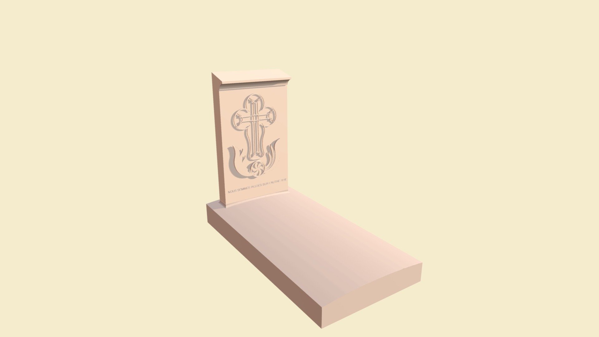 Khatchkar 03 - 3D model by boisanfray [efd3e9b] - Sketchfab
