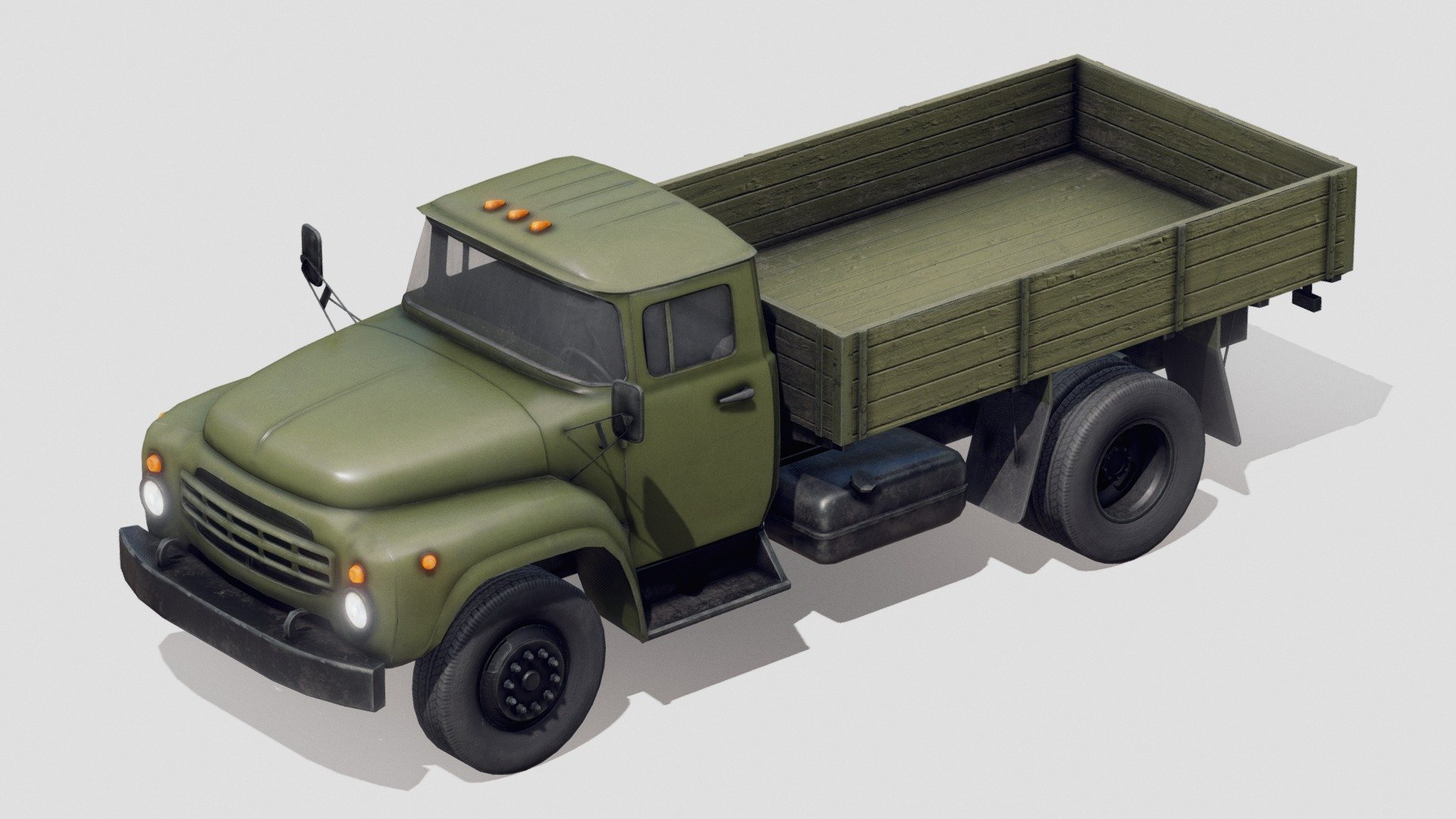 Soviet Military Truck - Buy Royalty Free 3D model by Mateusz Woliński ...