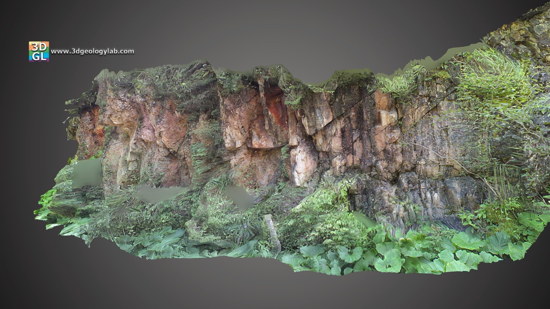Outcrop - H166 - 3D model by 3D Geology Laboratory (@3DGeologyLab ...