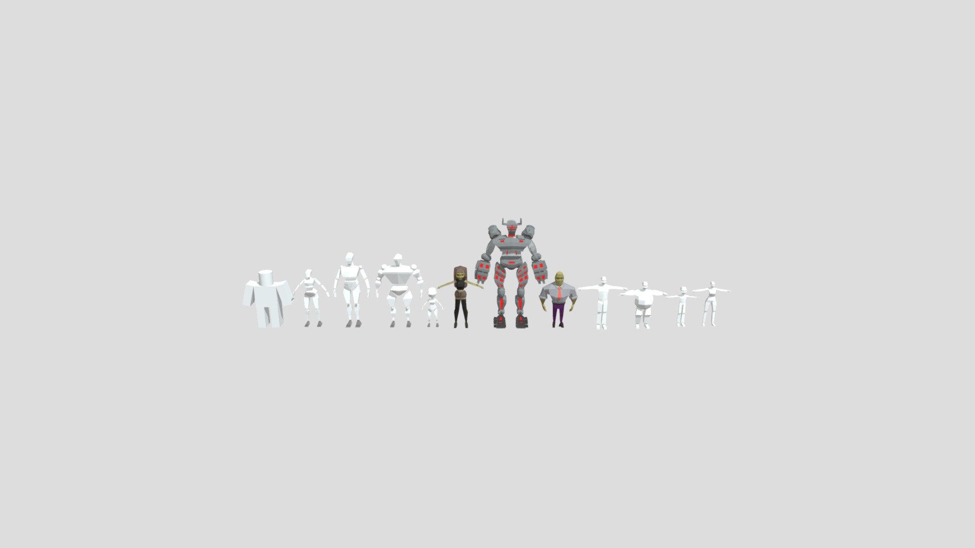 low poly characters - 3D model by edoardofolcarelli03 [efdc4d9] - Sketchfab