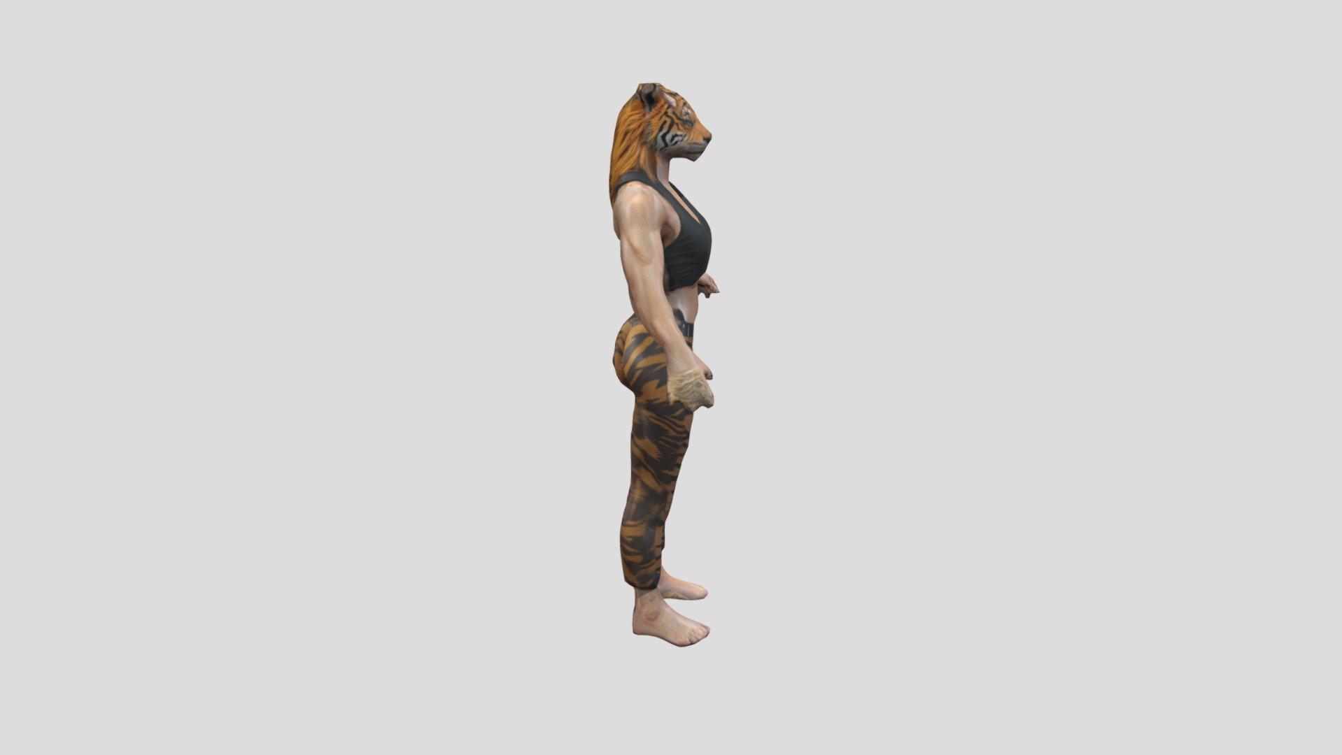 Tiger Woman 3 - Download Free 3D model by trickmachine1 [efdf122 ...