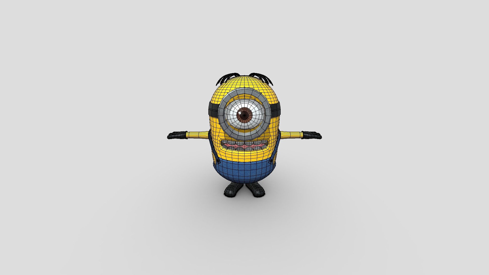 Stuart-Minions low poly model - Download Free 3D model by dn3dstudio ...