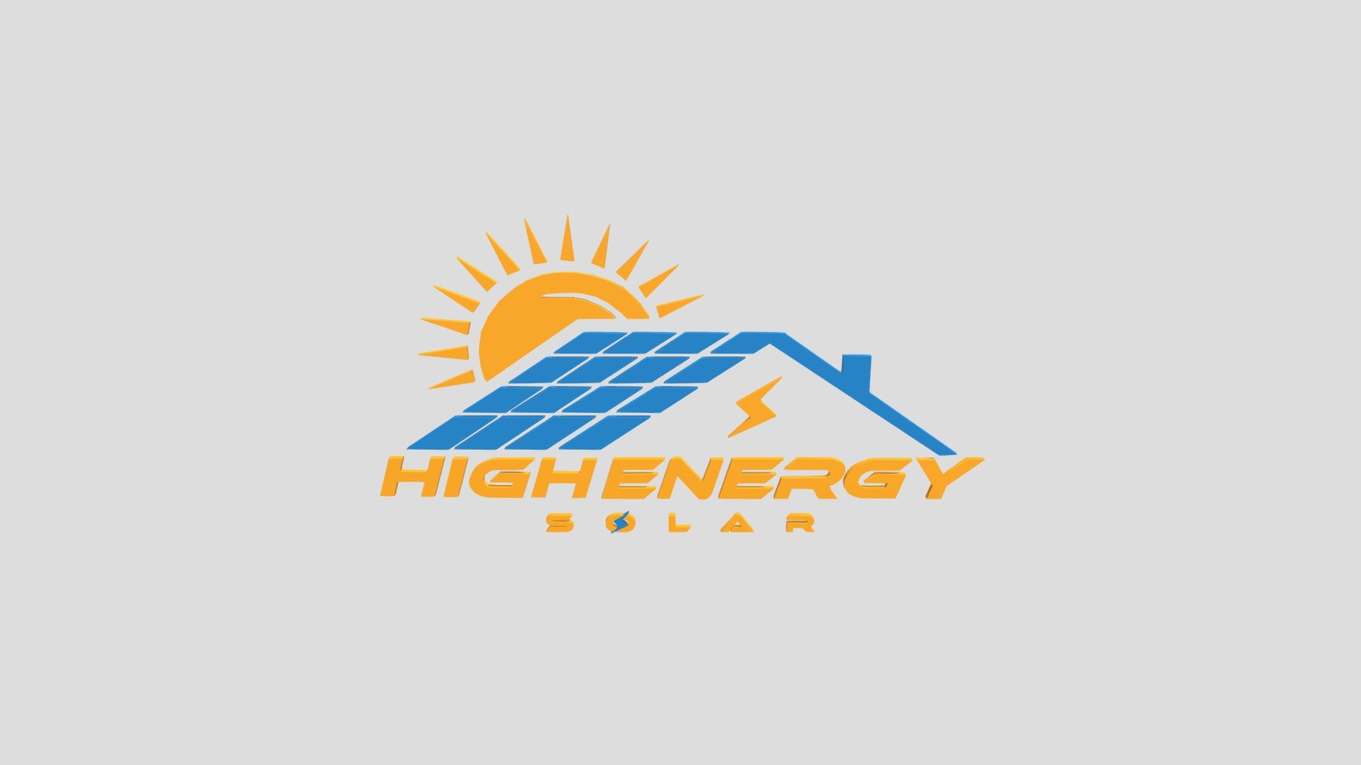 high energy solar logo - 3D model by Ayee.Rull.Hugo [efdf323] - Sketchfab
