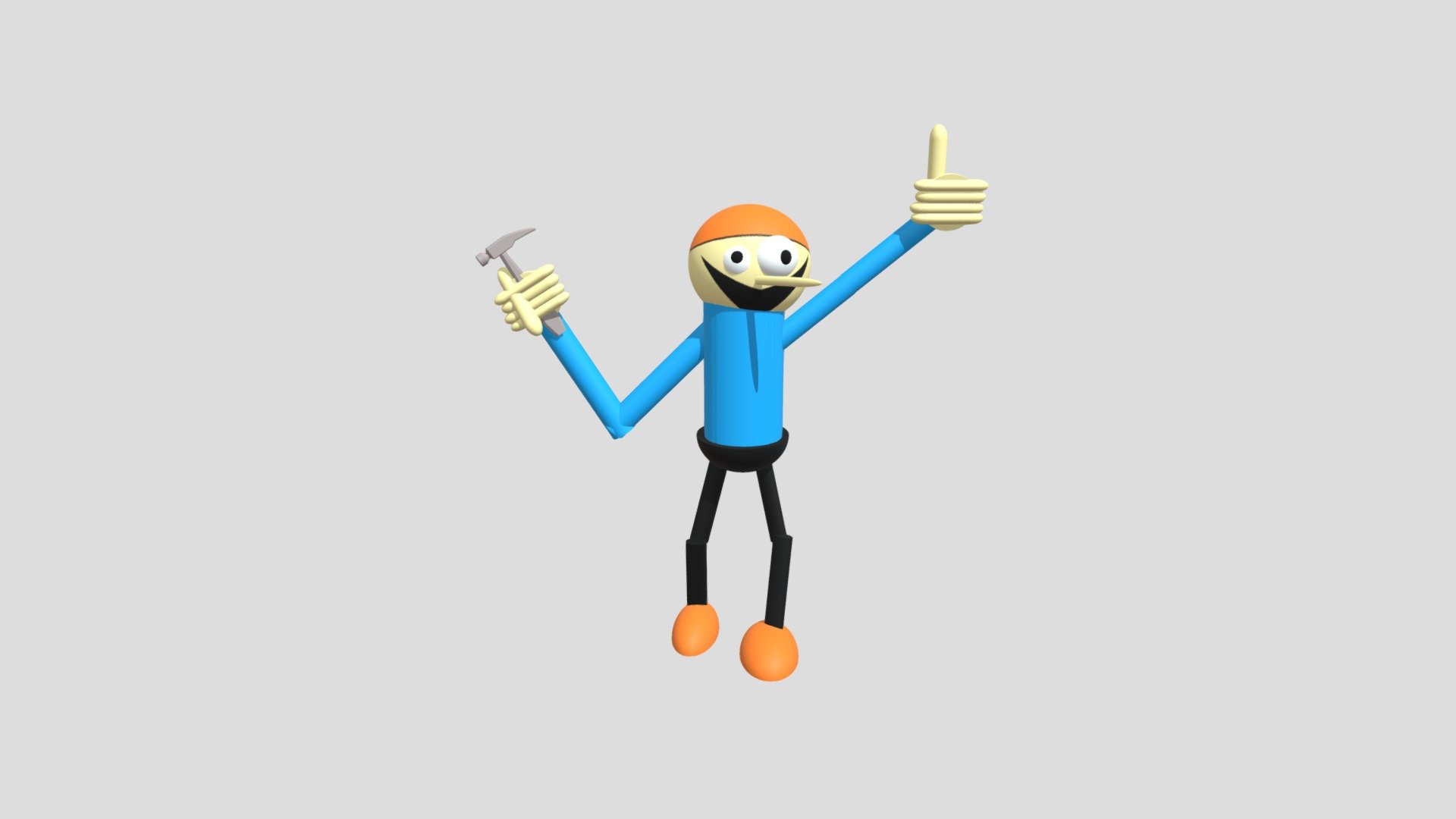 Gambi The Builder (Gambi's Funpark!) - Download Free 3D model by emrld ...