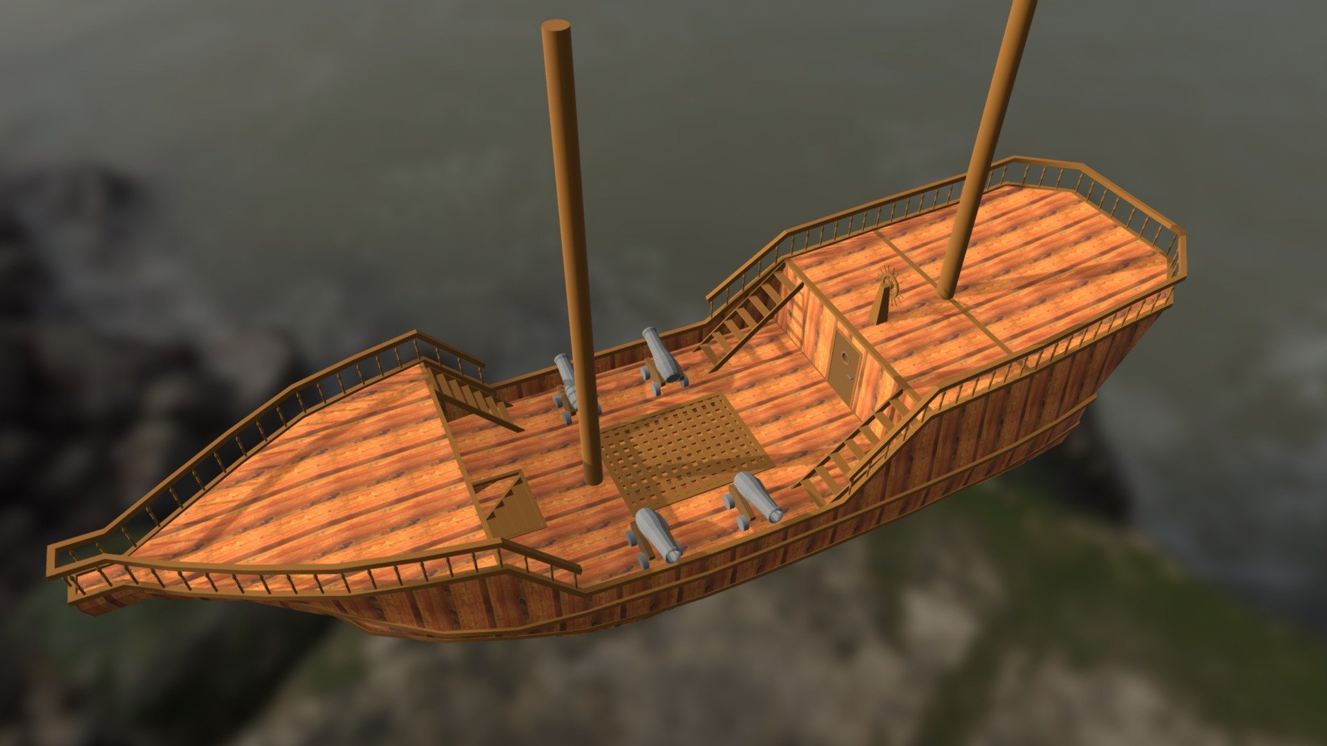 Small Galleon - 3D model by Diver2k4 (@Dodgiestyle) [efe018c] - Sketchfab