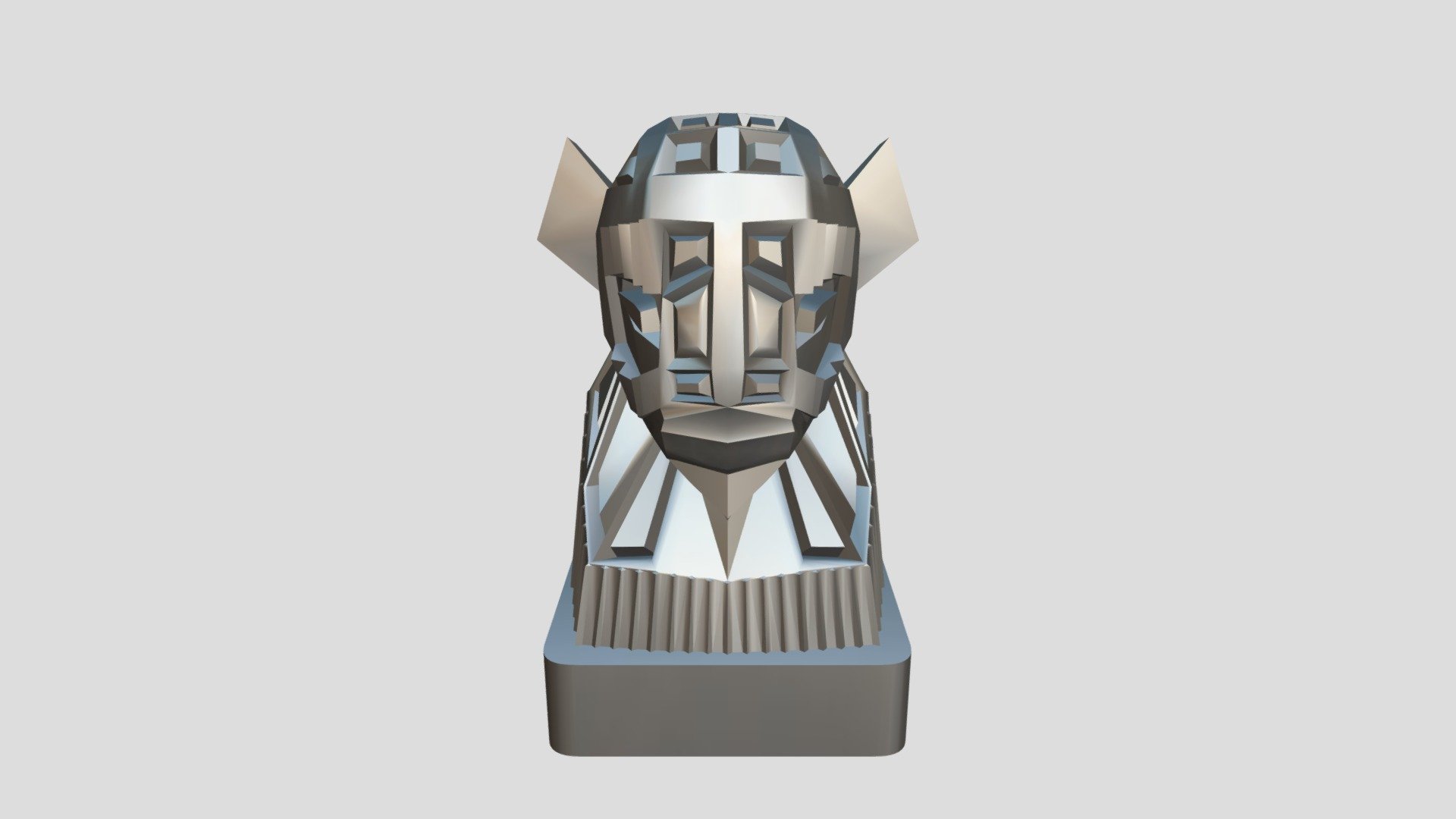 Cyber-bison Pawn - 3D model by Paul Nicholson (@9503300) [efe0332 ...