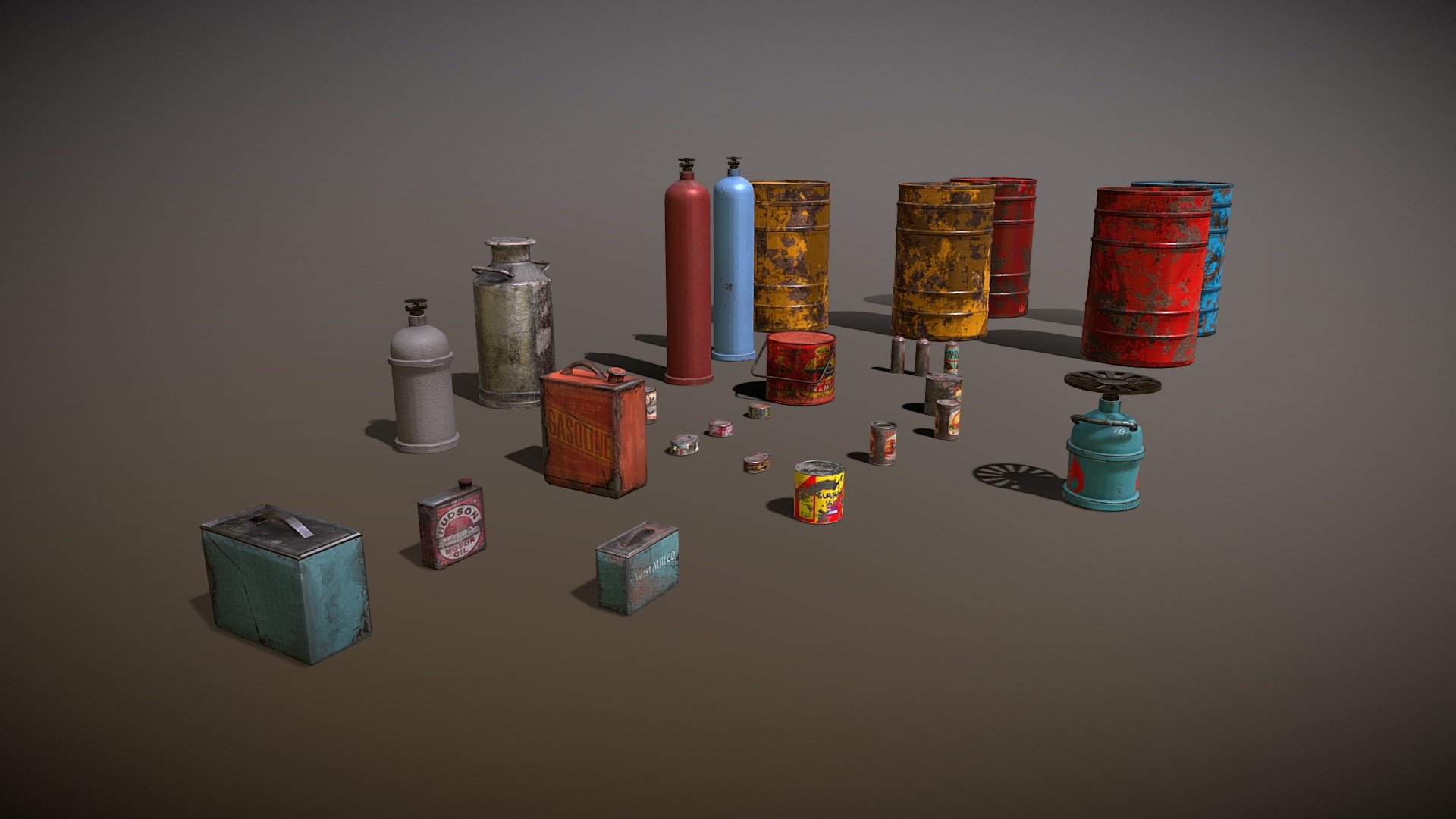 Metal Containers - Buy Royalty Free 3D model by Thunder (@thunderpwn ...