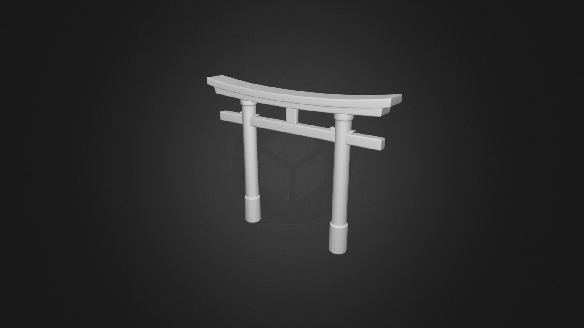 Torii for Videogames - 3D model by Anthony Shinomiya (@anthonyshinomiya ...