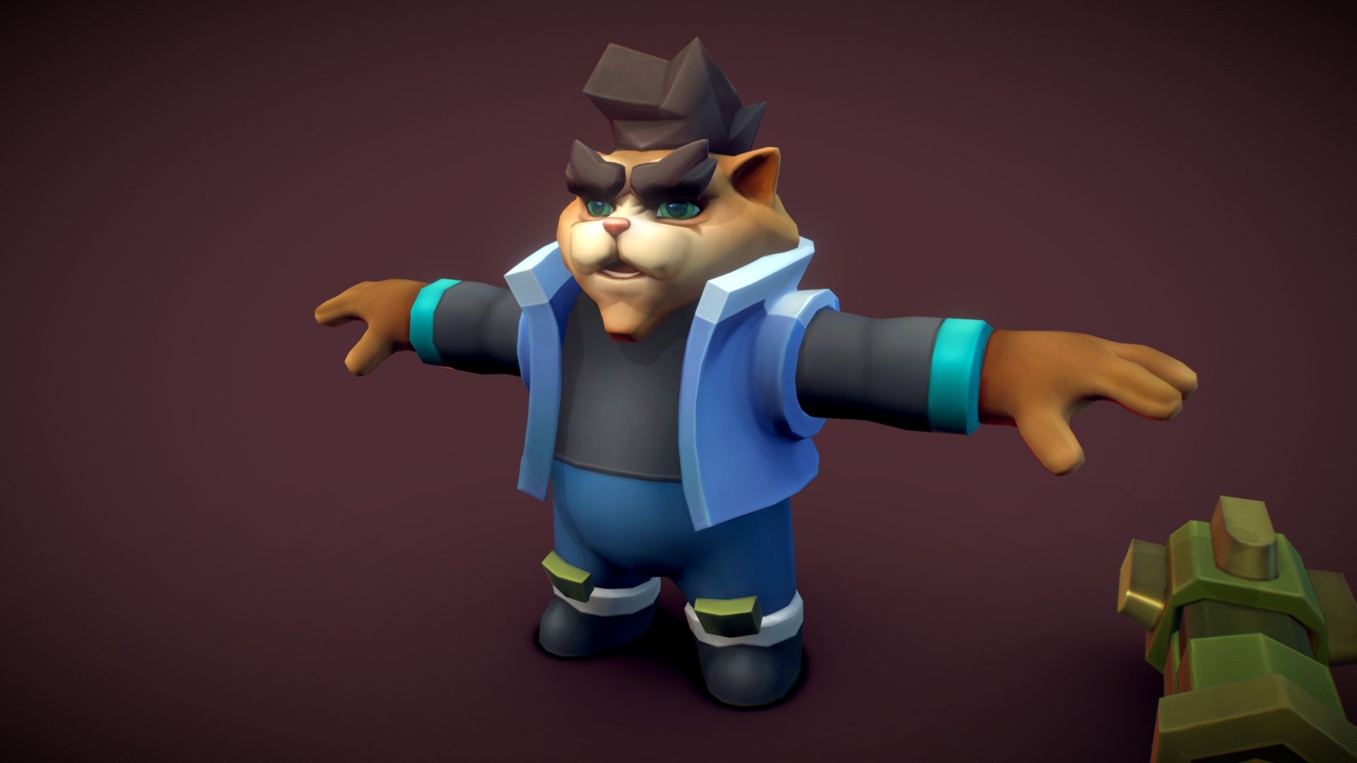 Rocat Skin1 - Preview - 3D model by BitGem [efe3618] - Sketchfab