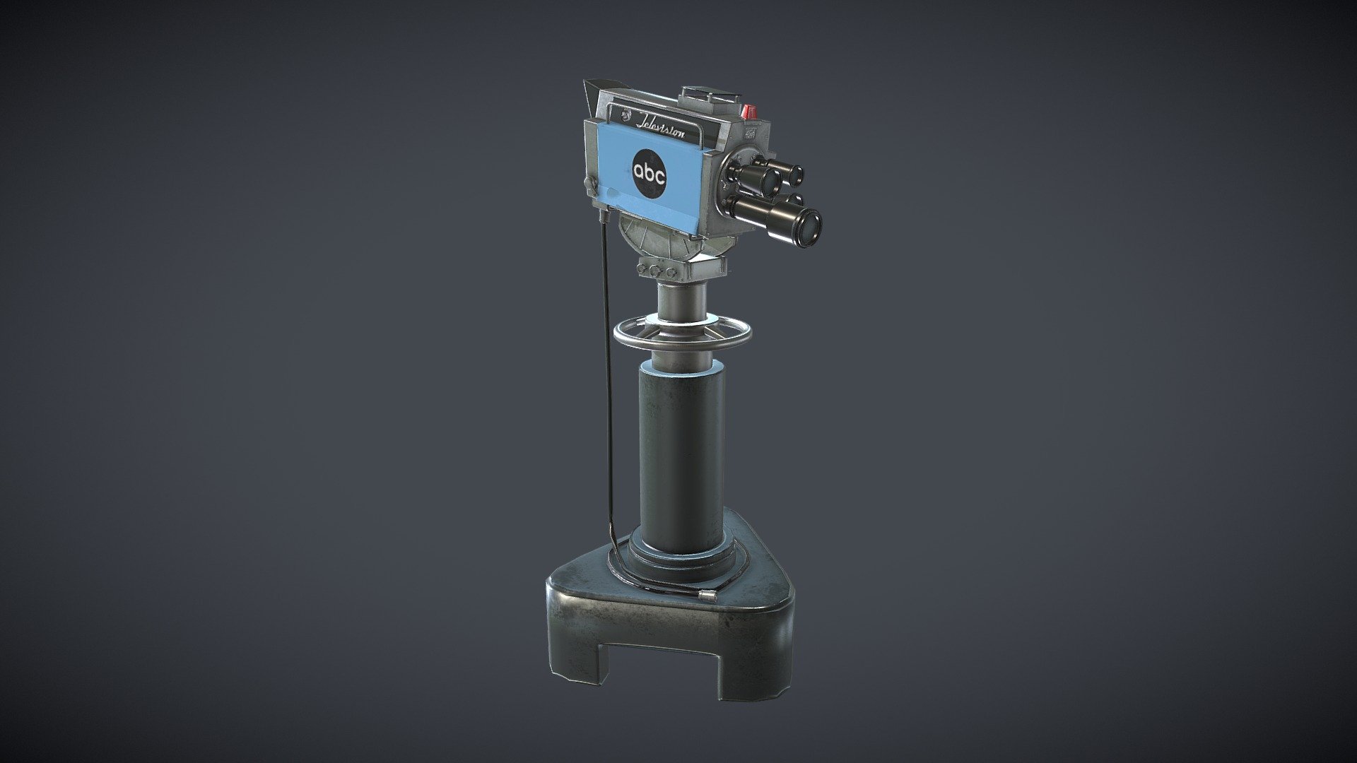 60's ABC television camera - 3D model by Laura Schreurs (@Laura ...