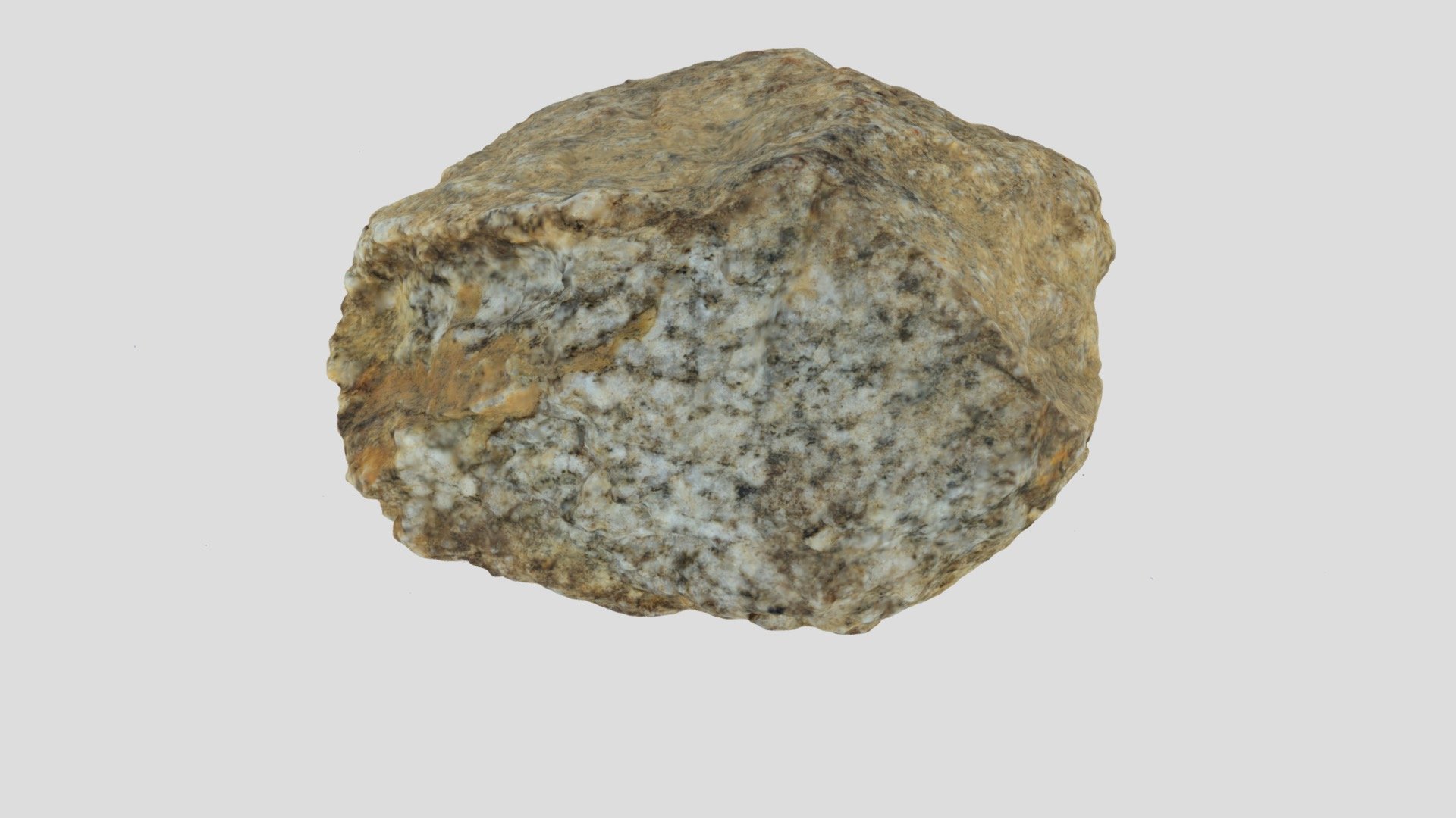 Coarse-grained Gneiss pebble - 3D model by Dominic Hildebrandt ...