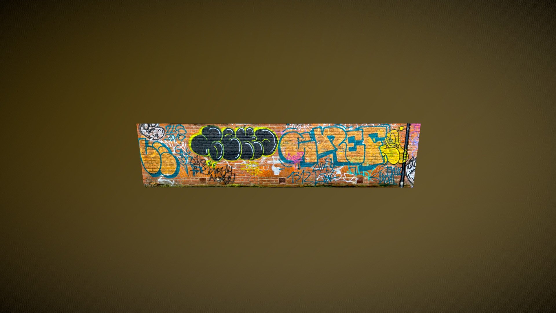 Manchester Graffiti - Download Free 3D model by David Ferguson ...